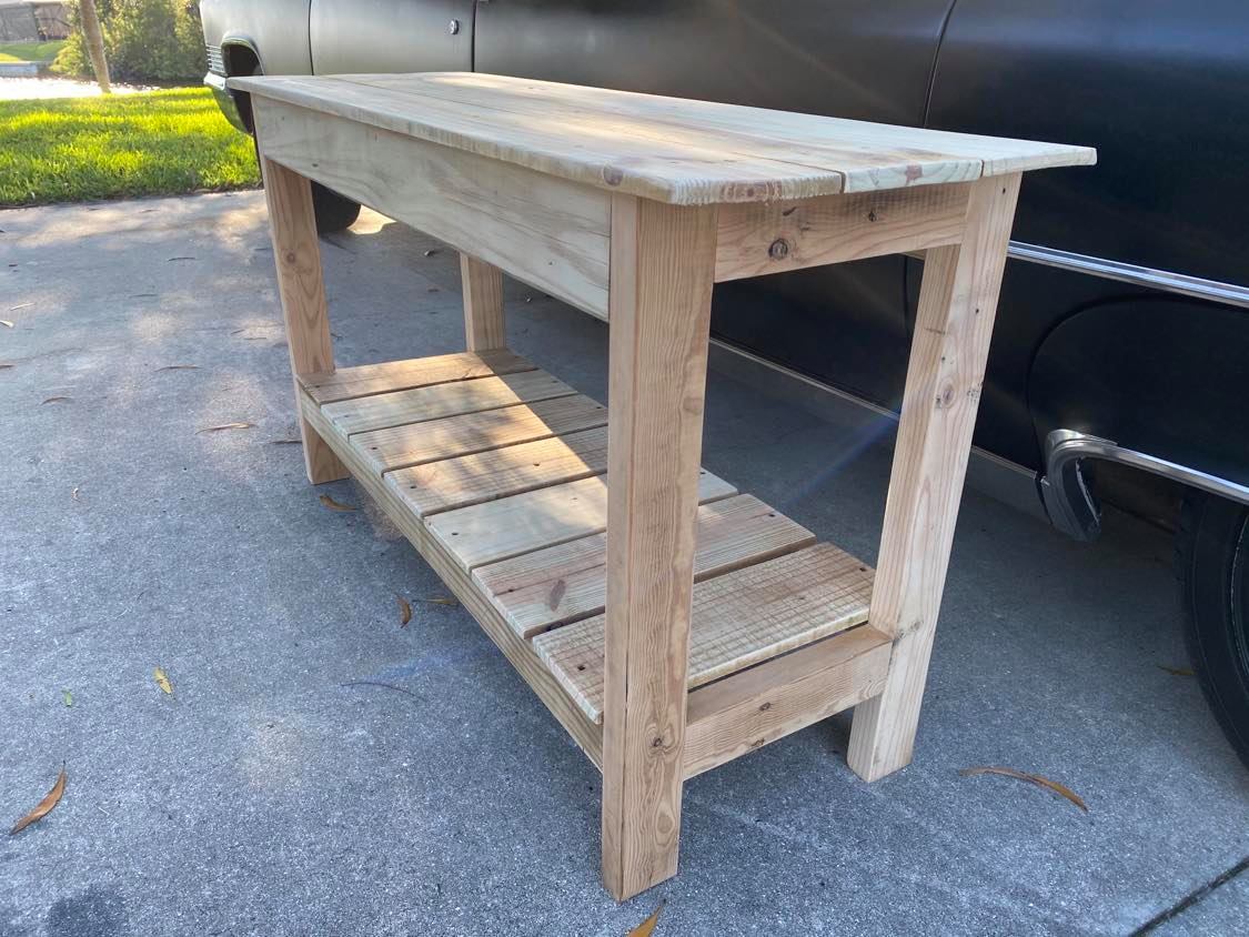 Wood Console Table : 6 Steps (with Pictures) - Instructables