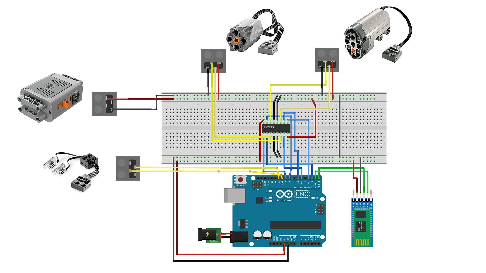 "Ready Maker" - Control Over "Lego Power Functions" Project : 9 Steps ...