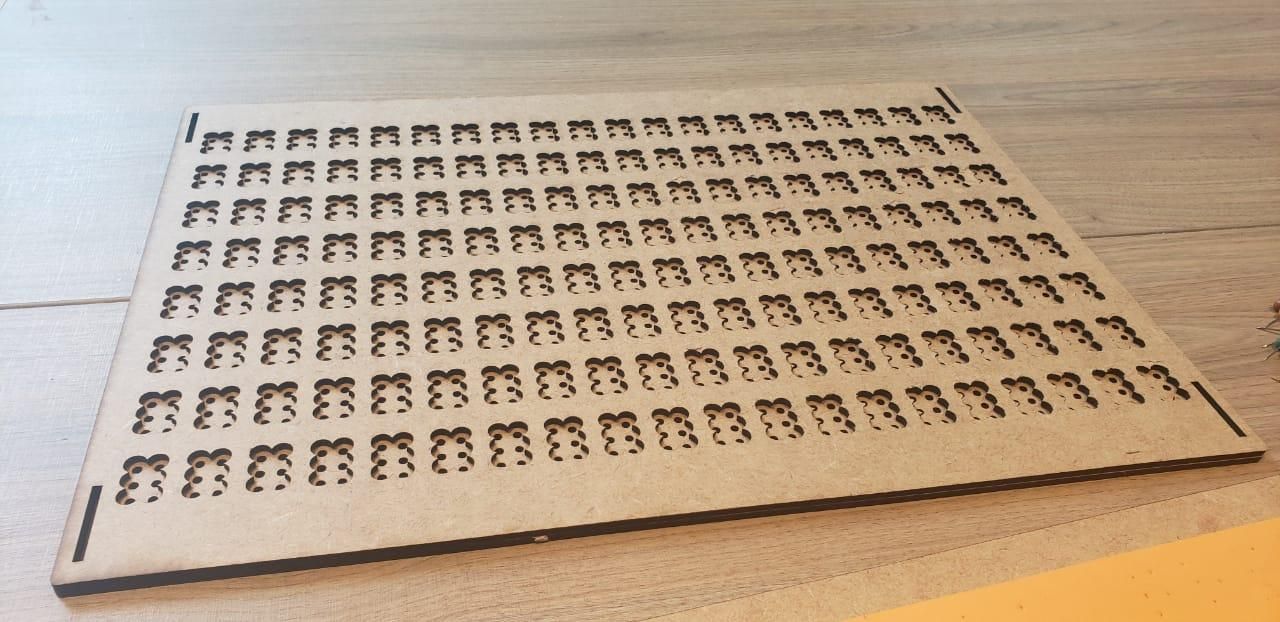 Painel Braille 160 Caracteres : 4 Steps (with Pictures) - Instructables