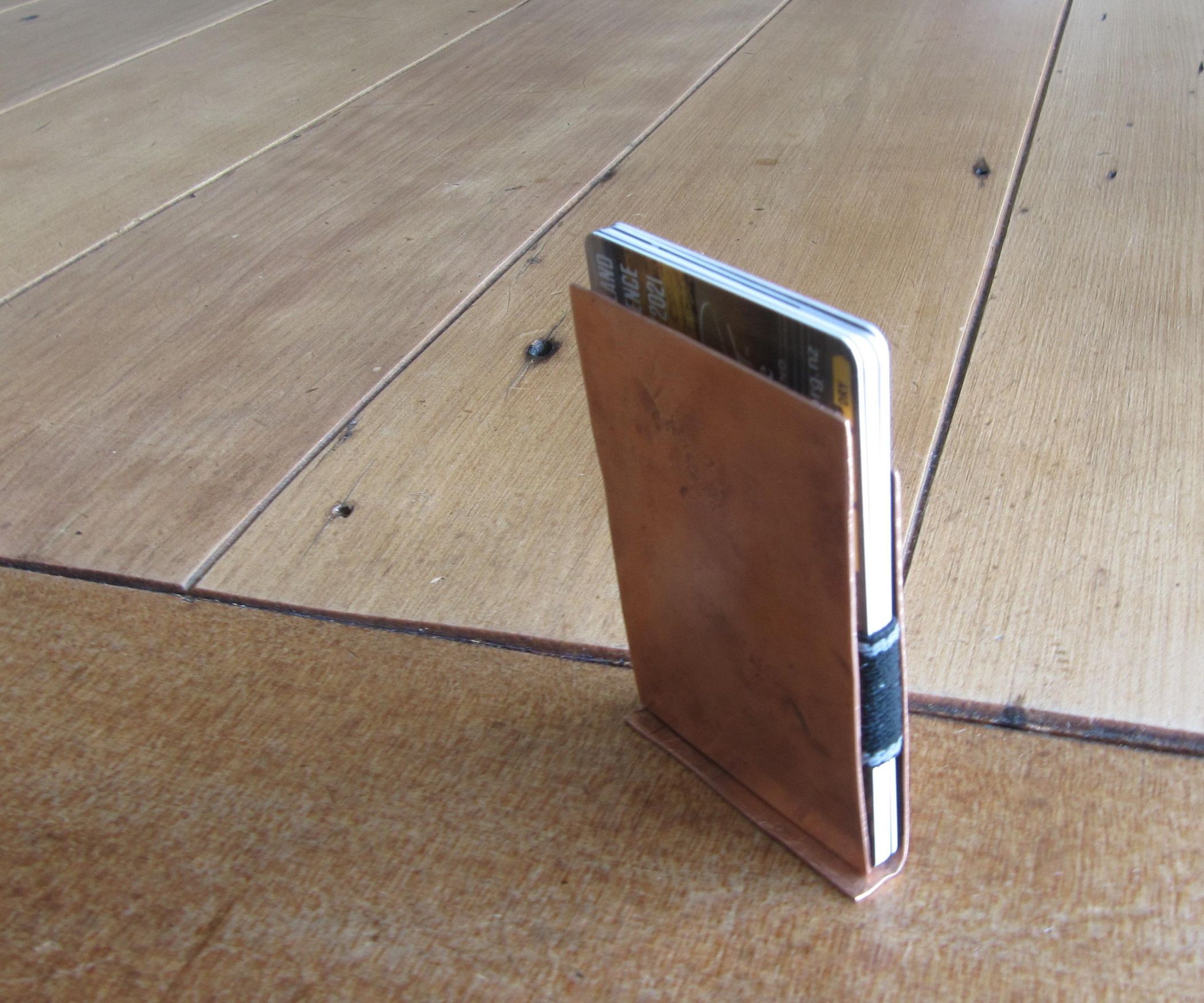 Copper Card Holder/wallet : 6 Steps - Instructables