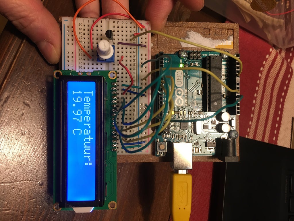 Simple Electric Thermometer Arduino Project Hub