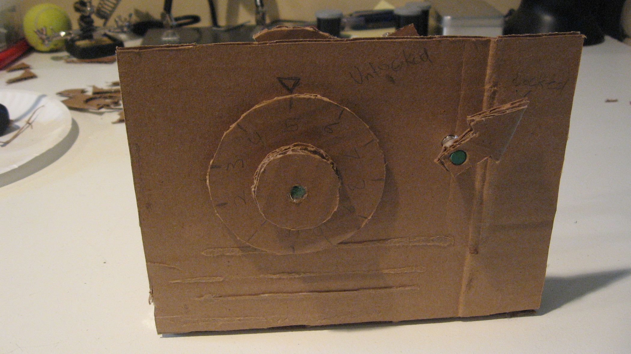 How to Build a Cardboard Combination Padlock : 9 Steps (with Pictures ...