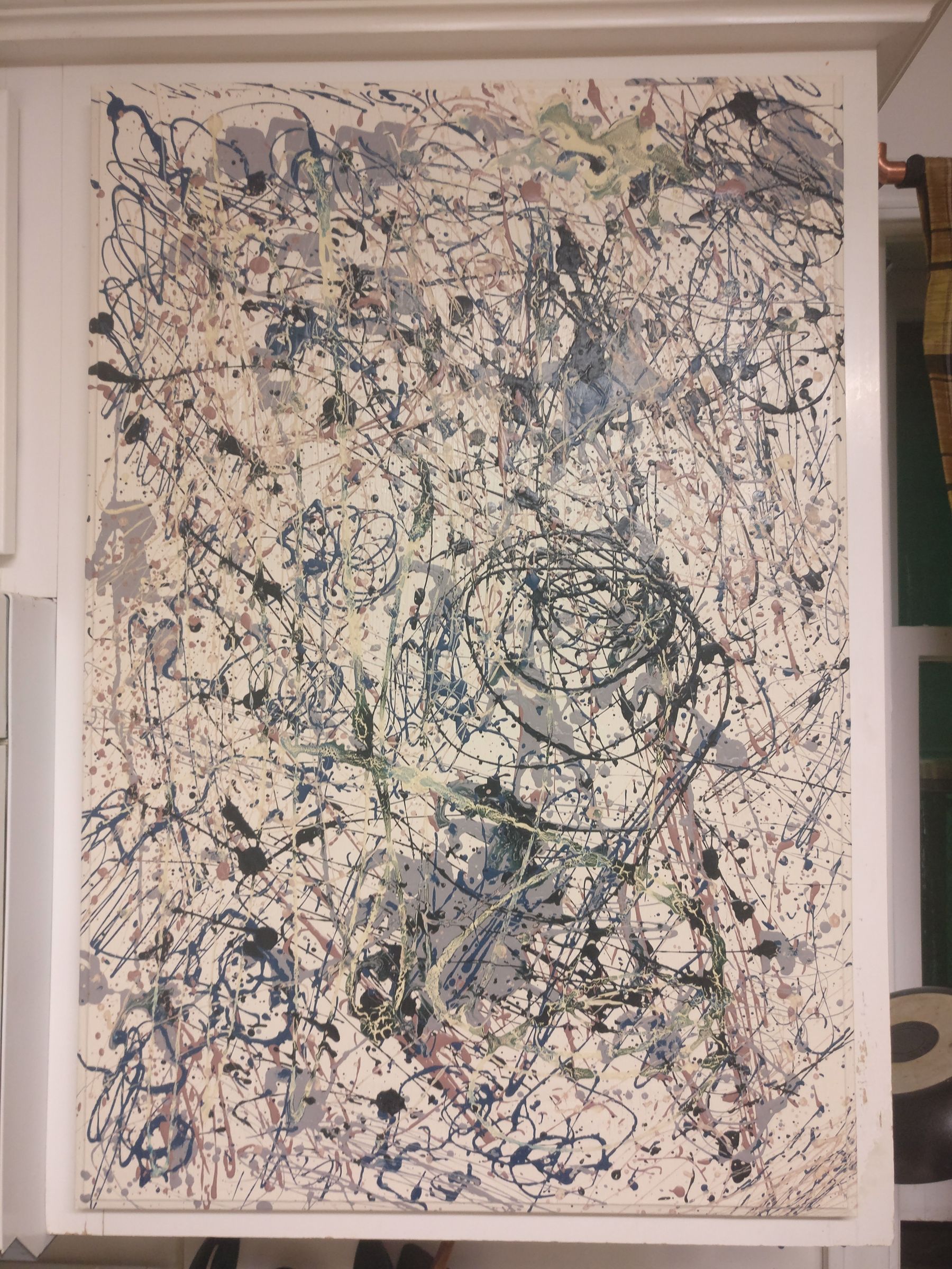 New Kitchen Cabinets With a Jackson Pollock Inspired Design : 6 Steps ...
