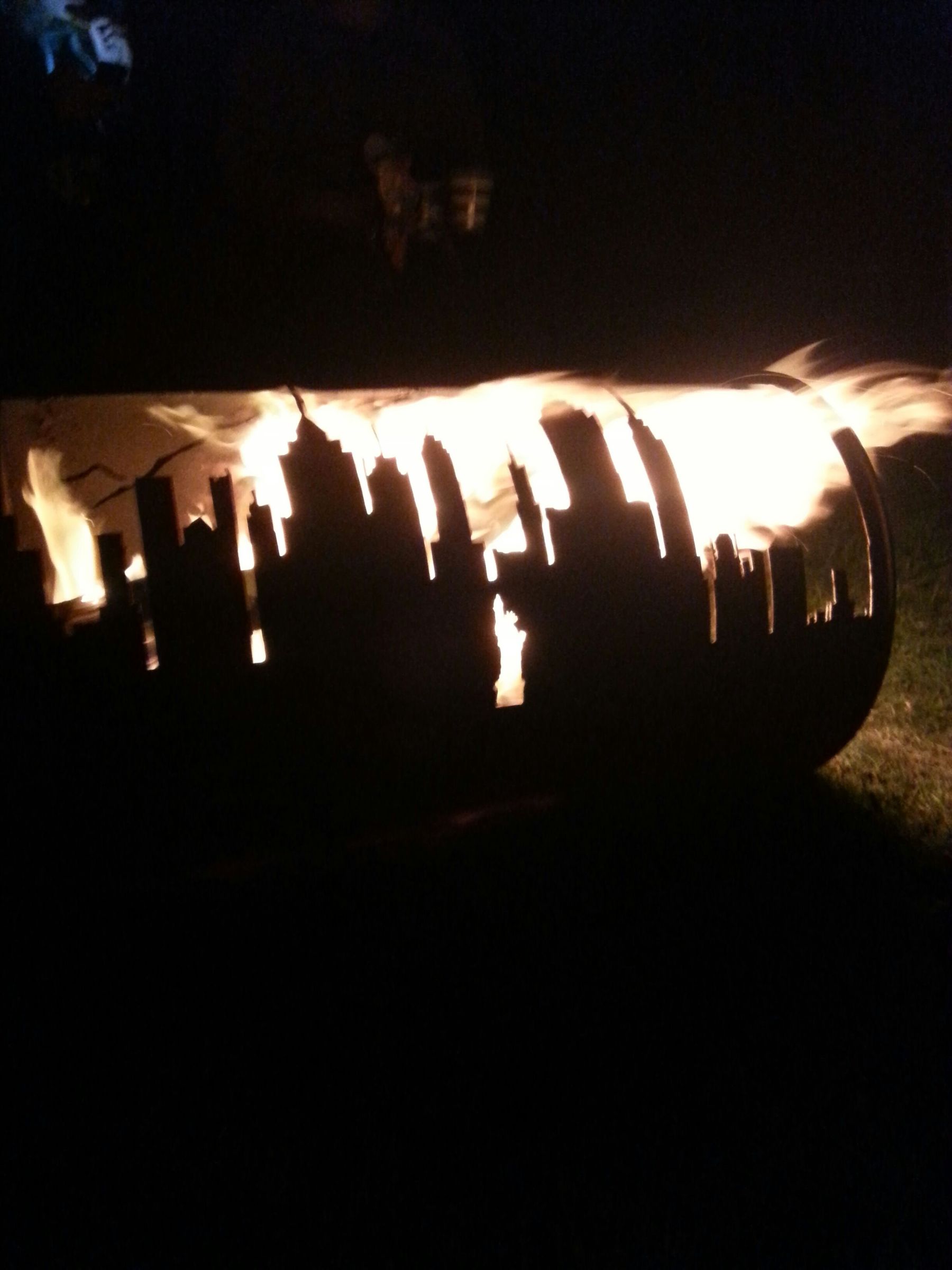Oil Drum Garden Fire Pit With a Skyline..!! : 10 Steps (with Pictures ...
