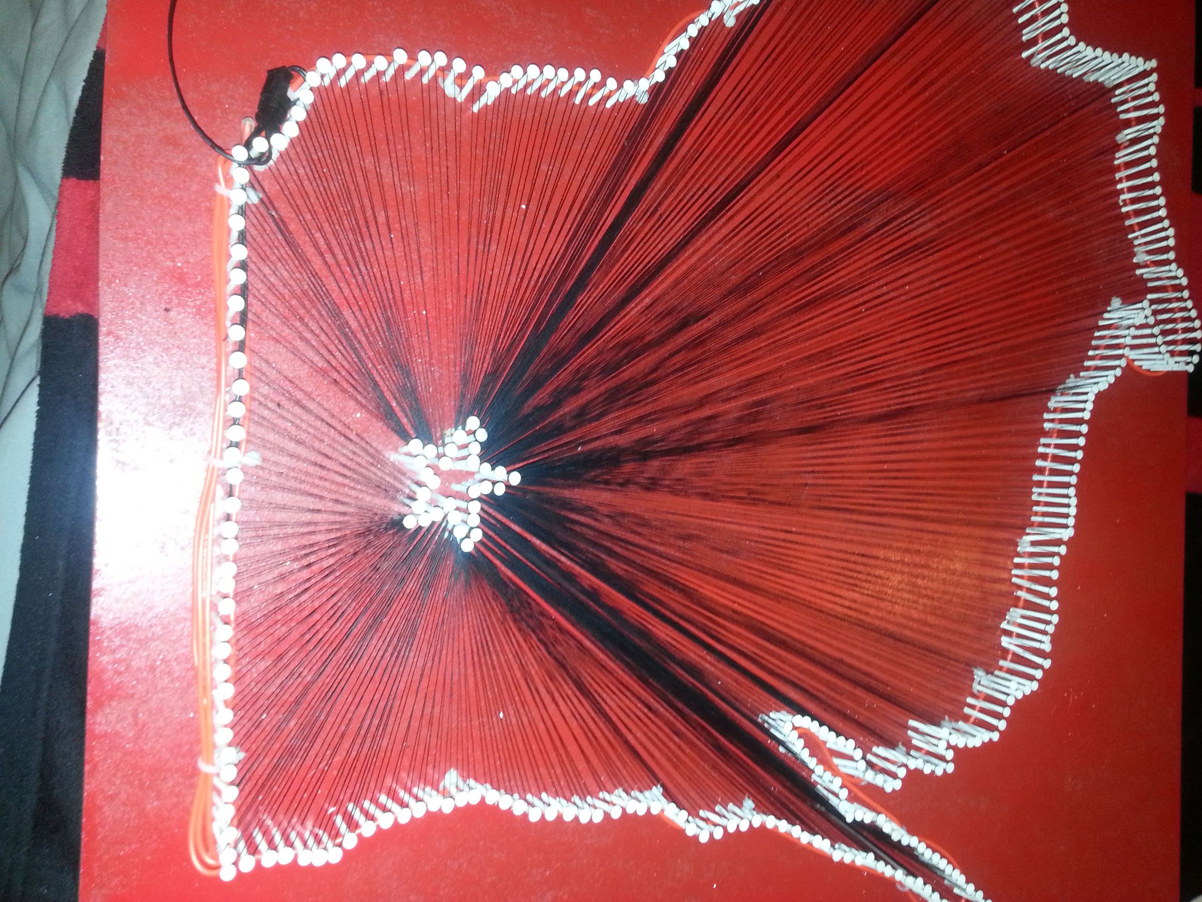 Wisconsin State String Art : 4 Steps - Instructables
