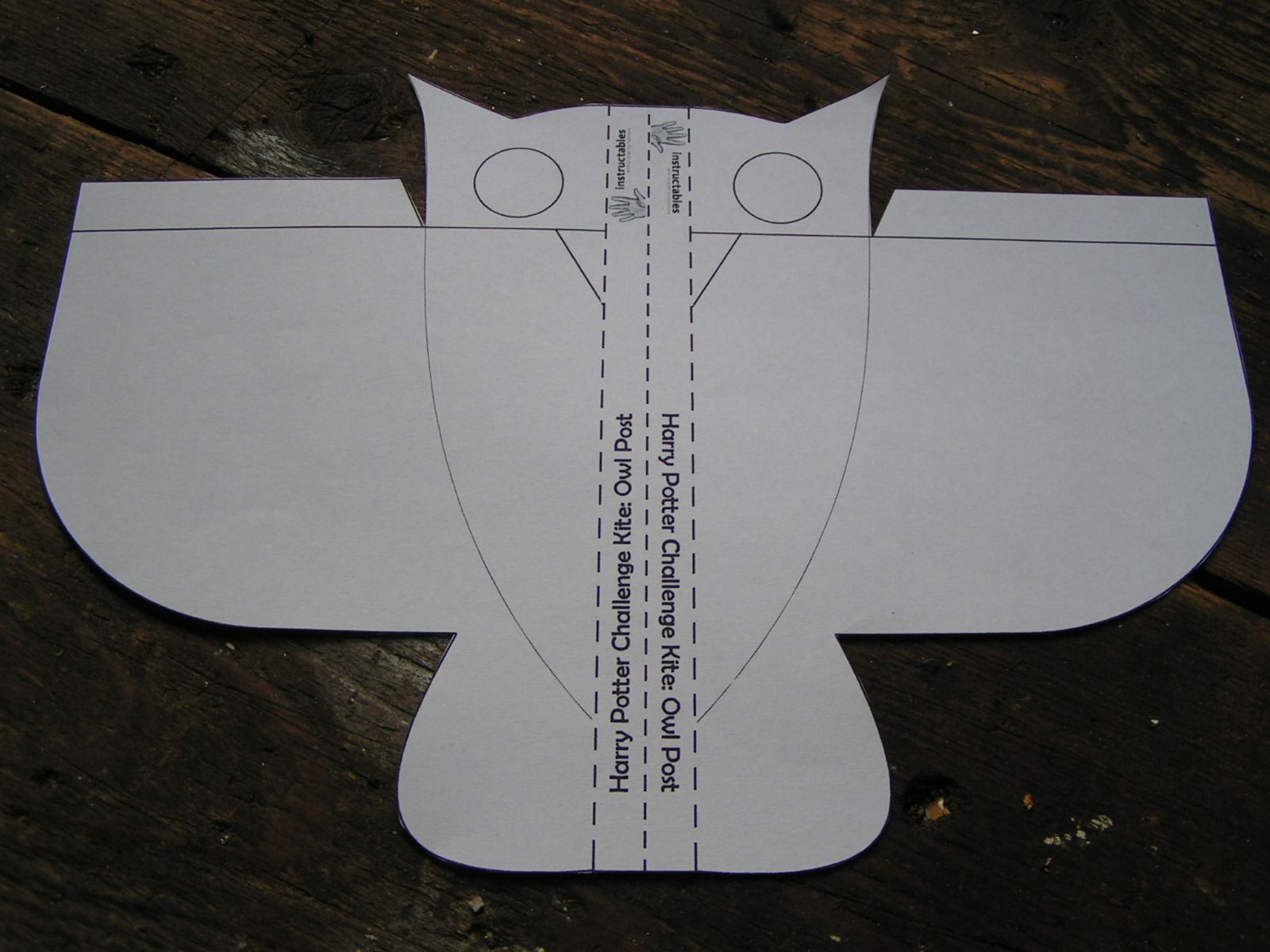 Harry Potter Challenge: Owl Post Kite : 7 Steps - Instructables