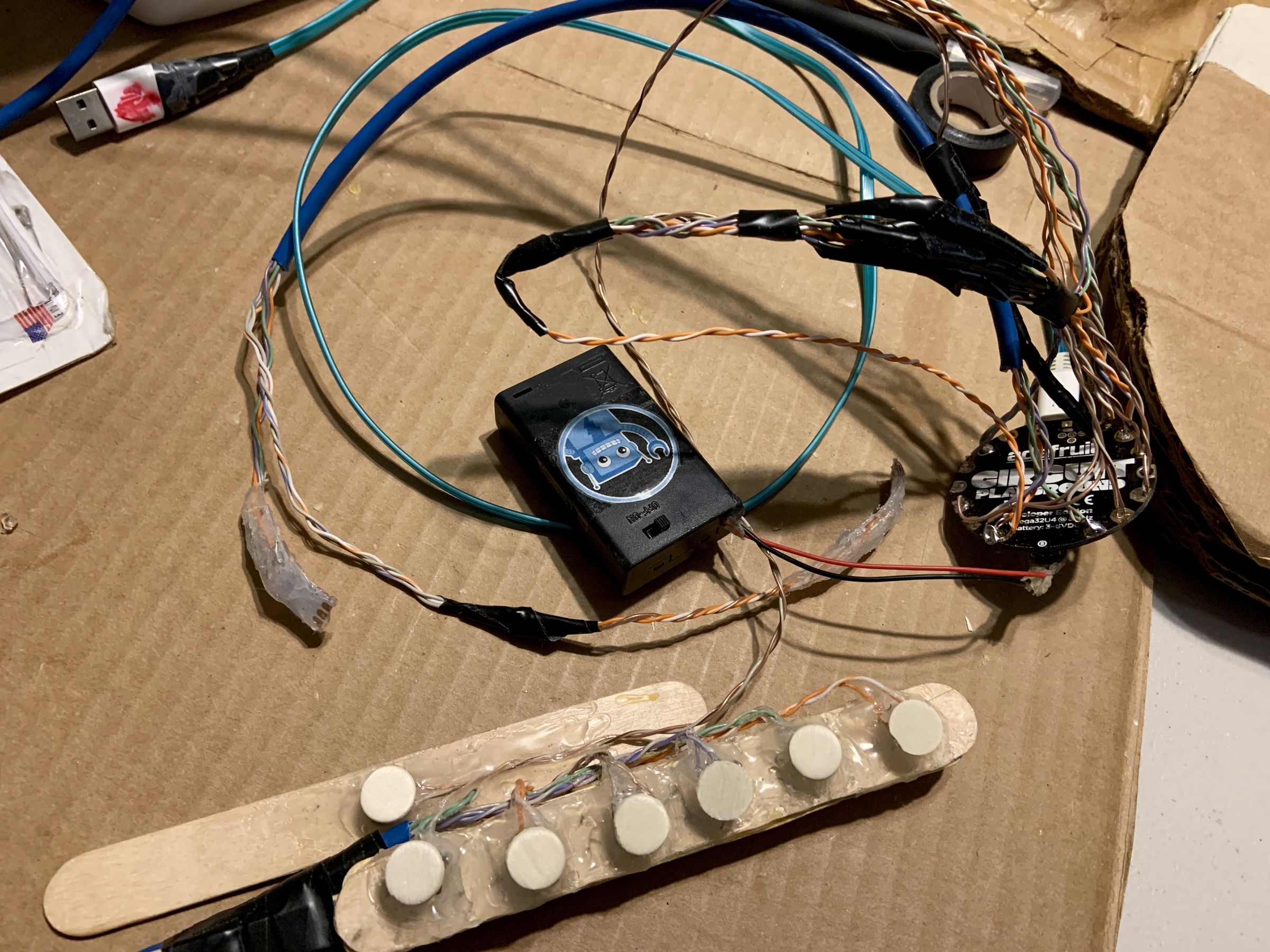 Cardboard Cat Bagpipes MIDI Controller : 4 Steps (with Pictures ...