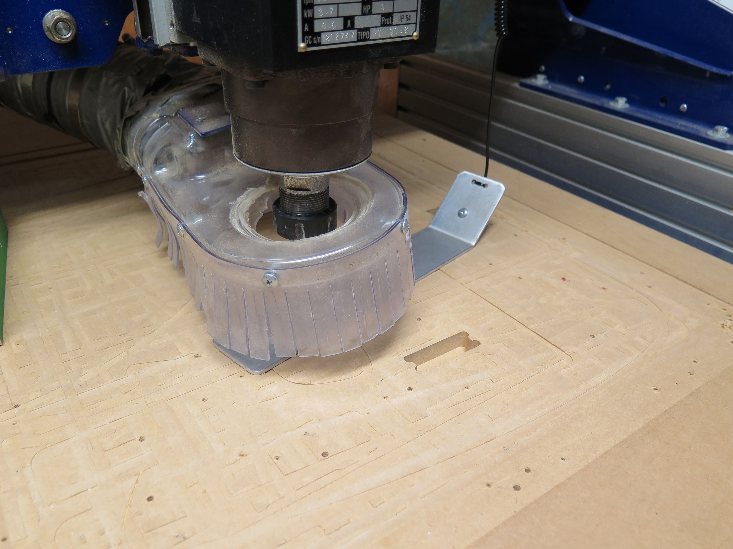 Step by Step Clock- 2 Sided CNC Wood Surfacing With Shopbot Router : 15 ...