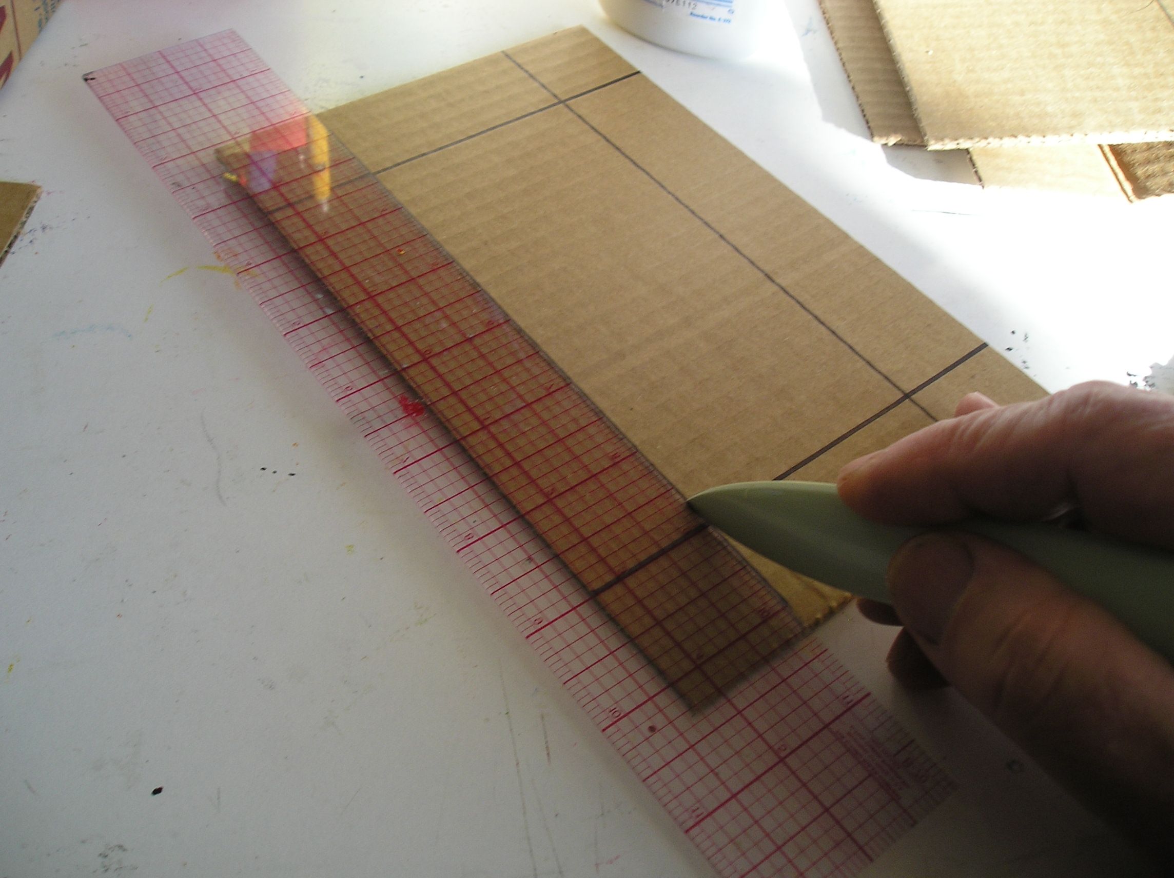 Make Cheap, Easy Cardboard Small Parts Storage Organizers : 5 Steps ...