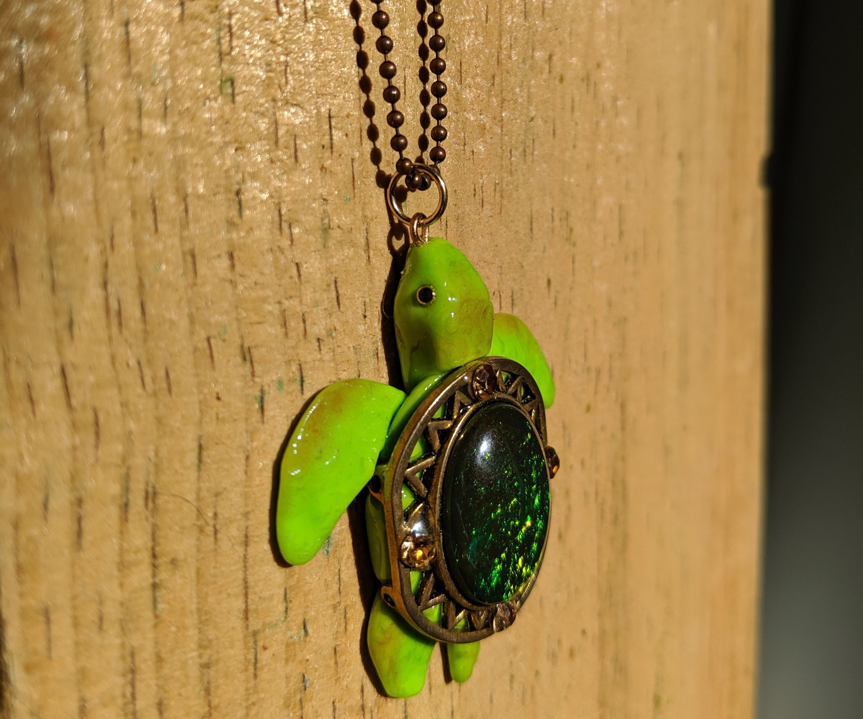 Green Sea Turtle Necklace 10 Steps with Pictures Instructables