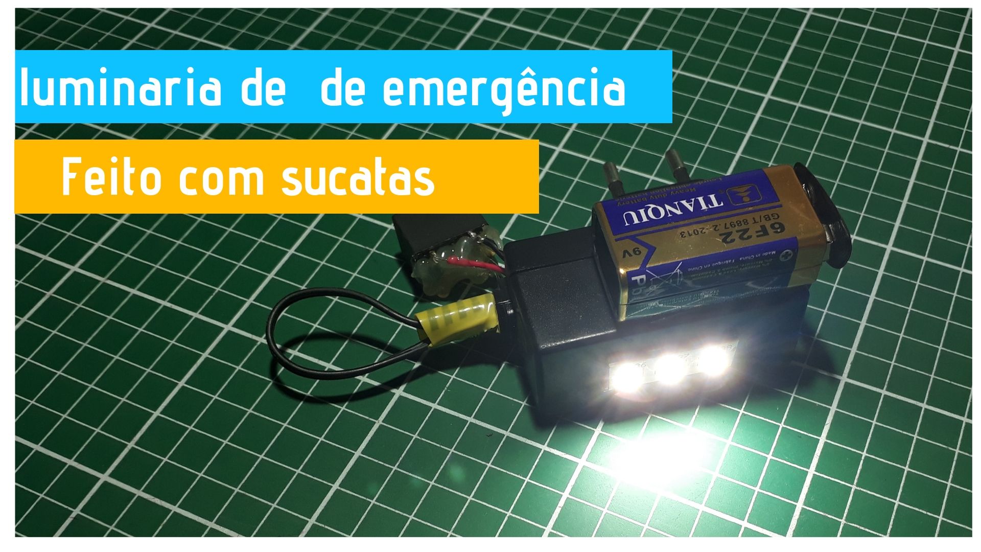 Emergency Light Design With Recycled Materials Led - Instructables