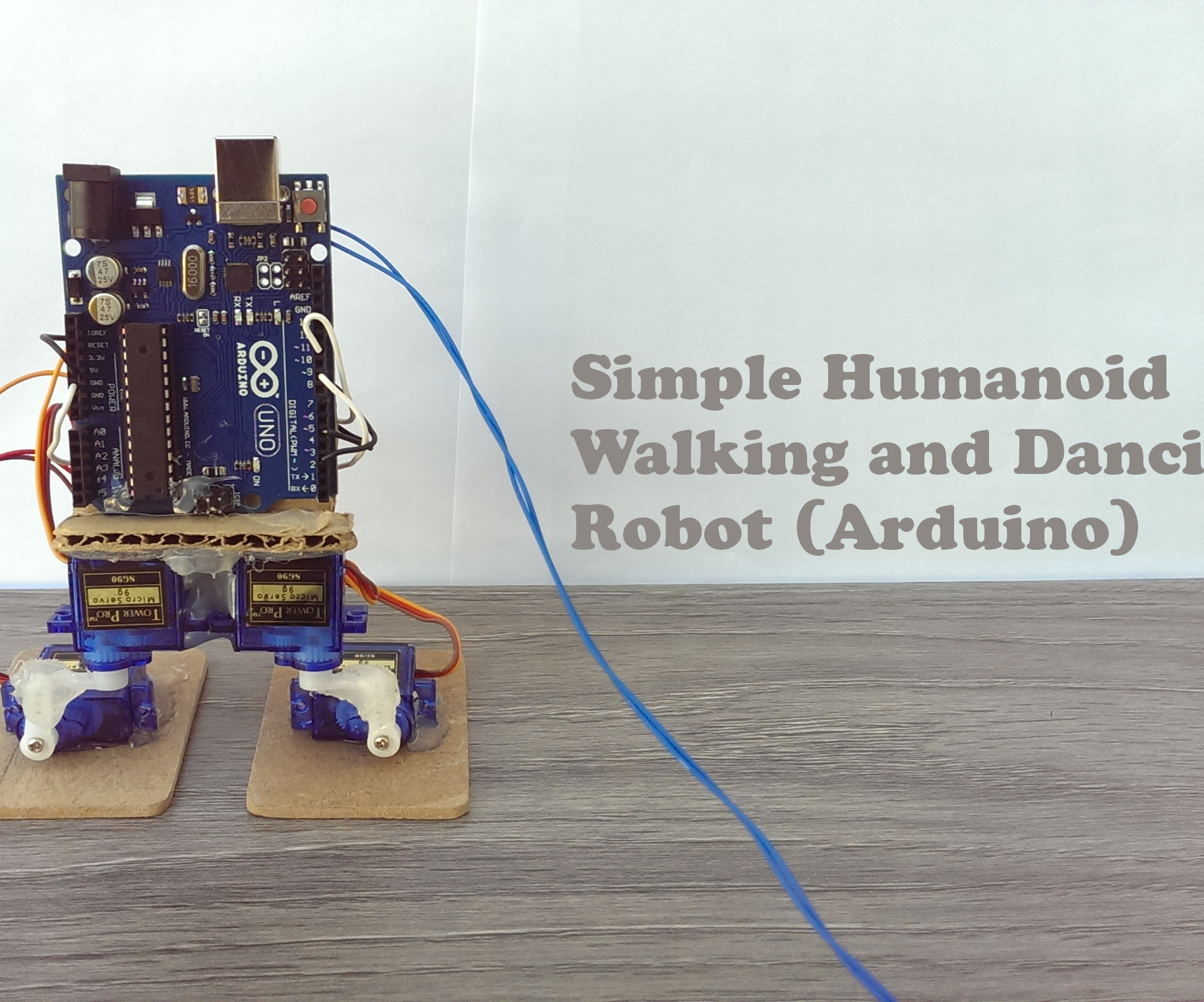Simple Humanoid Walking and Dancing Robot (Arduino) : 9 Steps (with ...