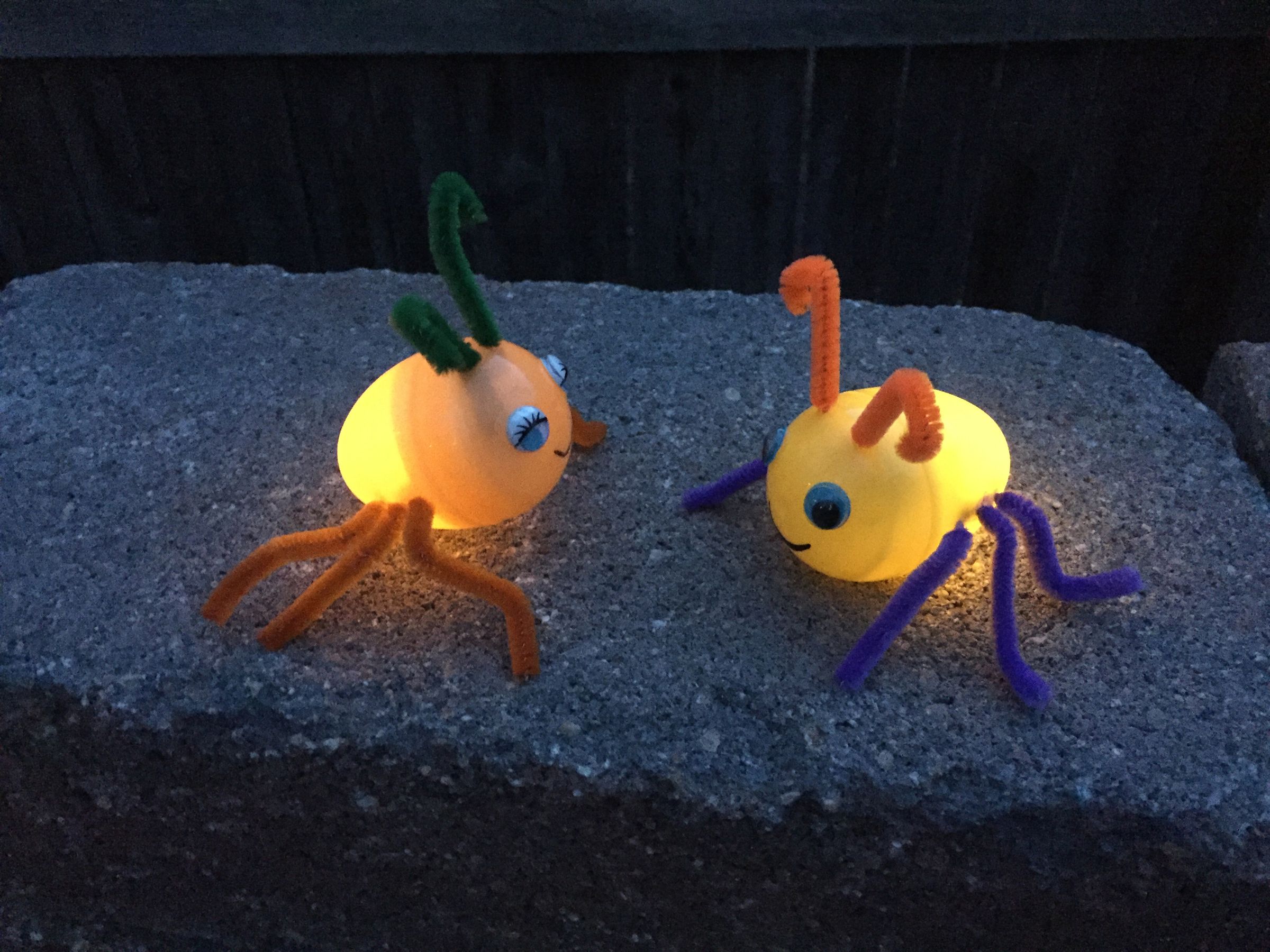 Plastic Egg Glow Bugs : 3 Steps (with Pictures) - Instructables