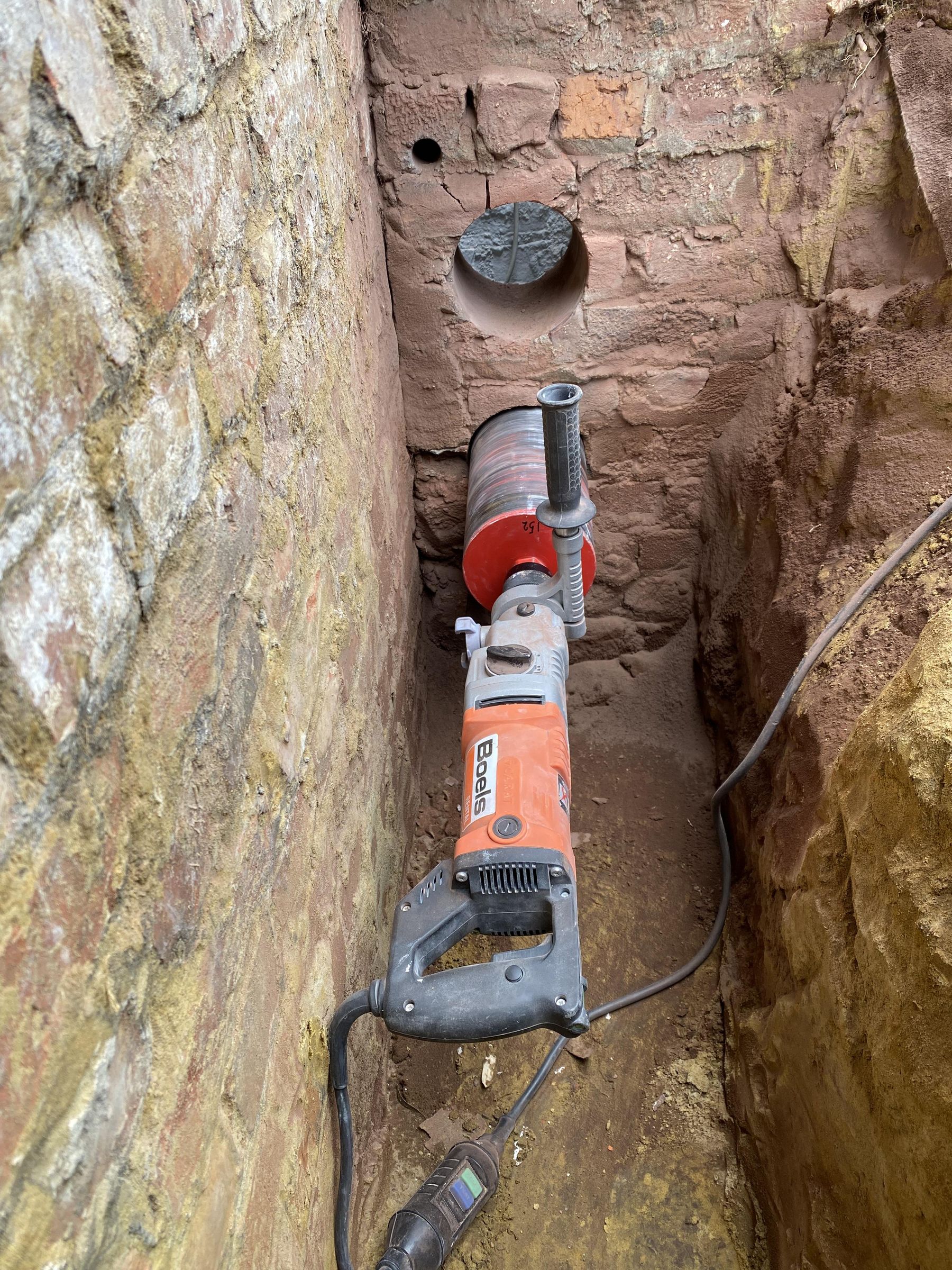 How to Drill Large Bore Holes Into a Brick Wall (and How Not To) : 5 ...