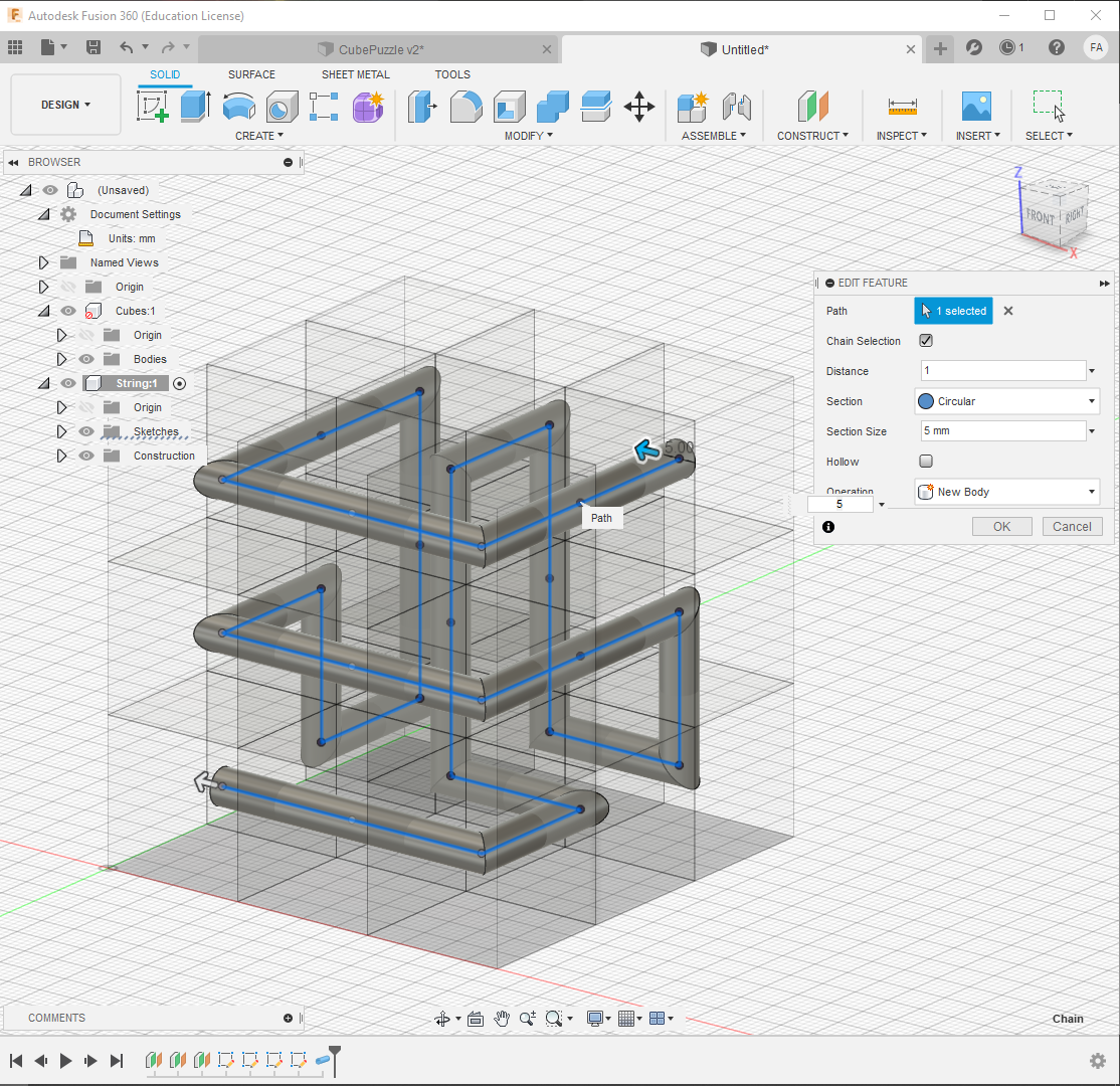 Design and Make a 3D Puzzle Cube (with Fusion360) : 7 Steps (with ...