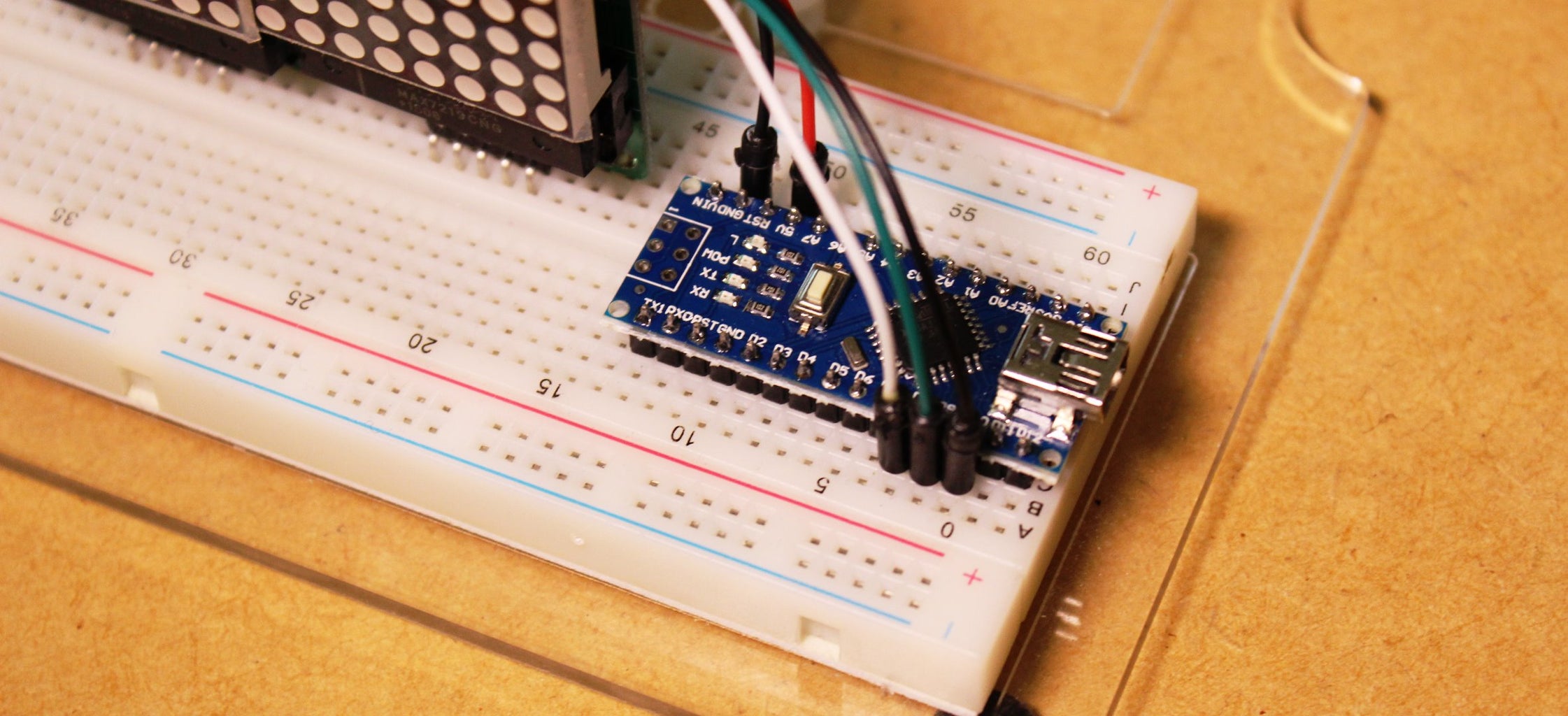 Arduino Mini Dot Matrix Display Instructables
