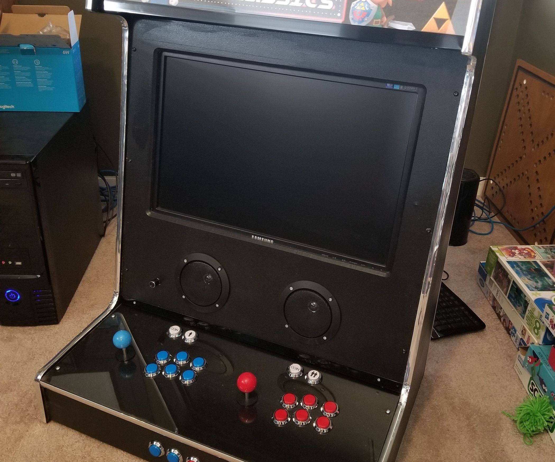 DIY MAME Arcade Cabinet (2-Player Bartop Style) : 16 Steps - Instructables