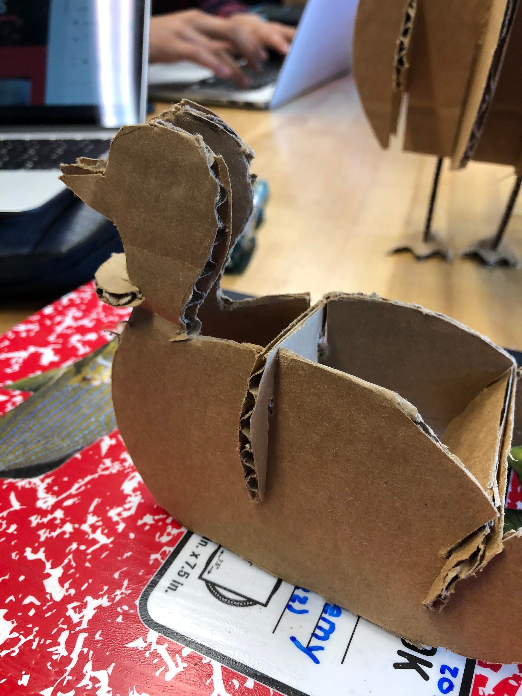 Corrugated Cardboard Duck : 4 Steps - Instructables