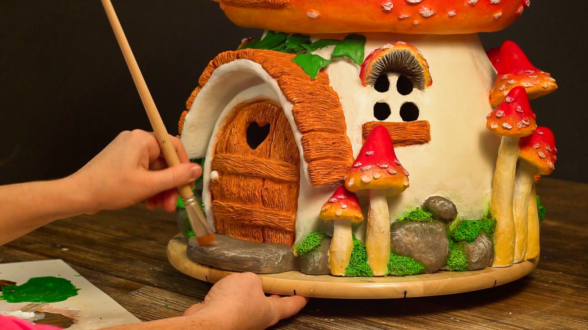 Mushroom House Using Cardboard : 6 Steps (with Pictures) - Instructables