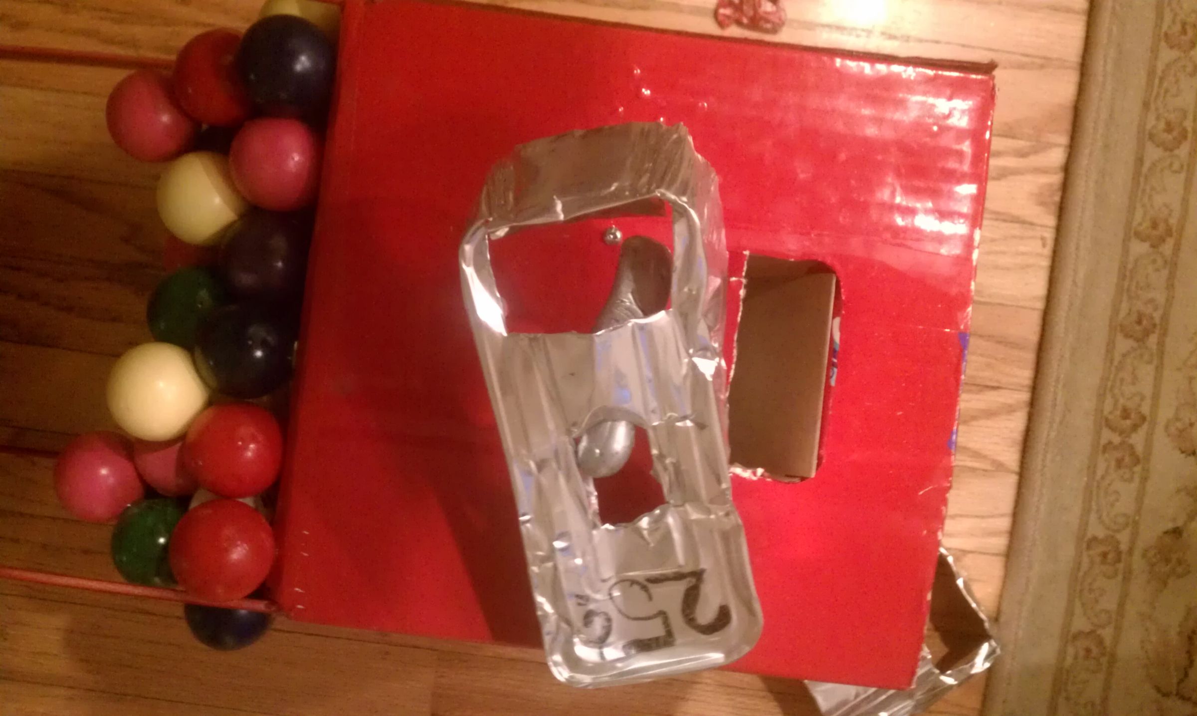 Gumball Machine Costume That Actually Dispenses Real Gumballs : 9 Steps ...