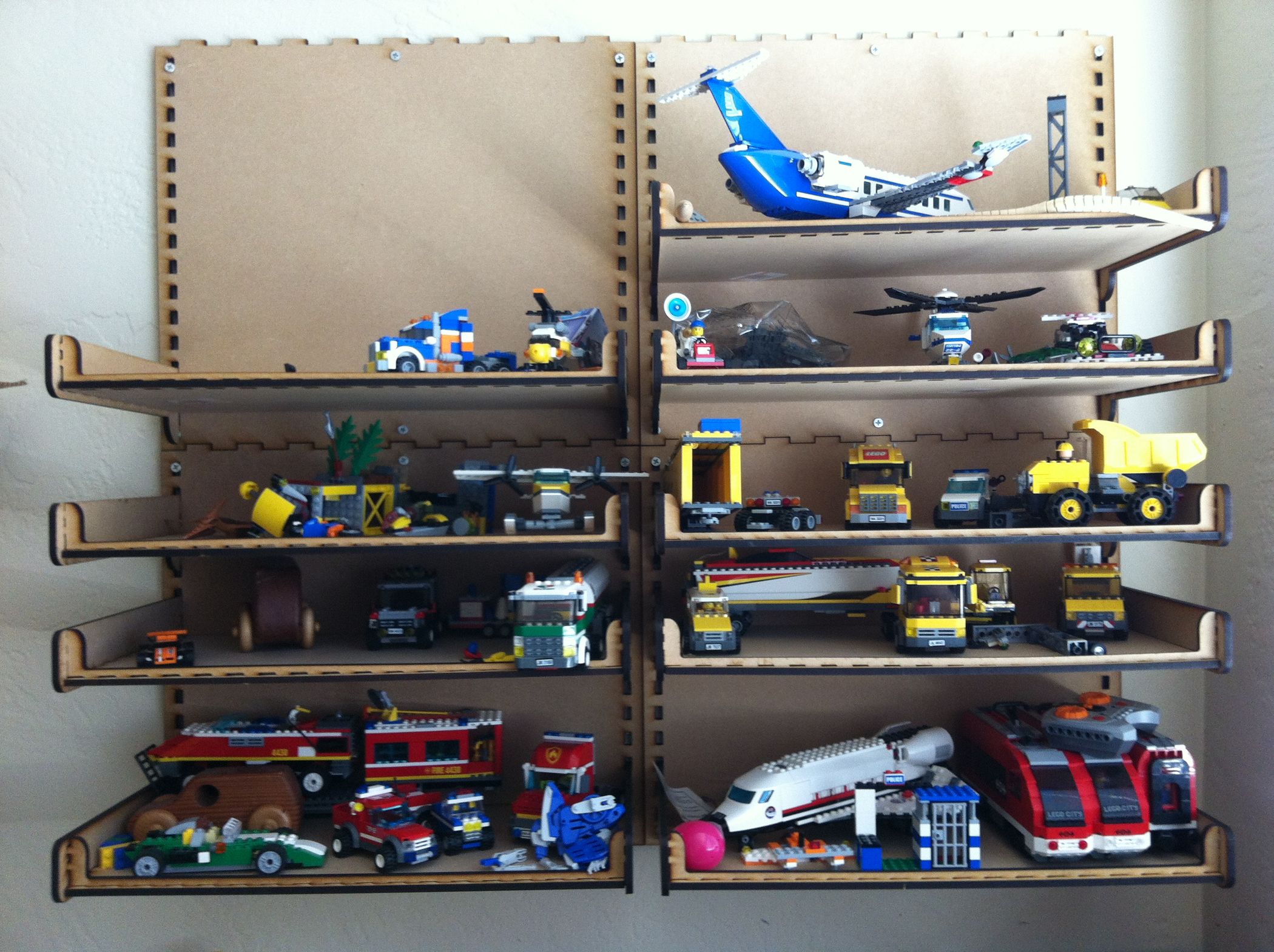Updated - Lightweight Shelves for Legos - Cut With the Laser Engraver ...