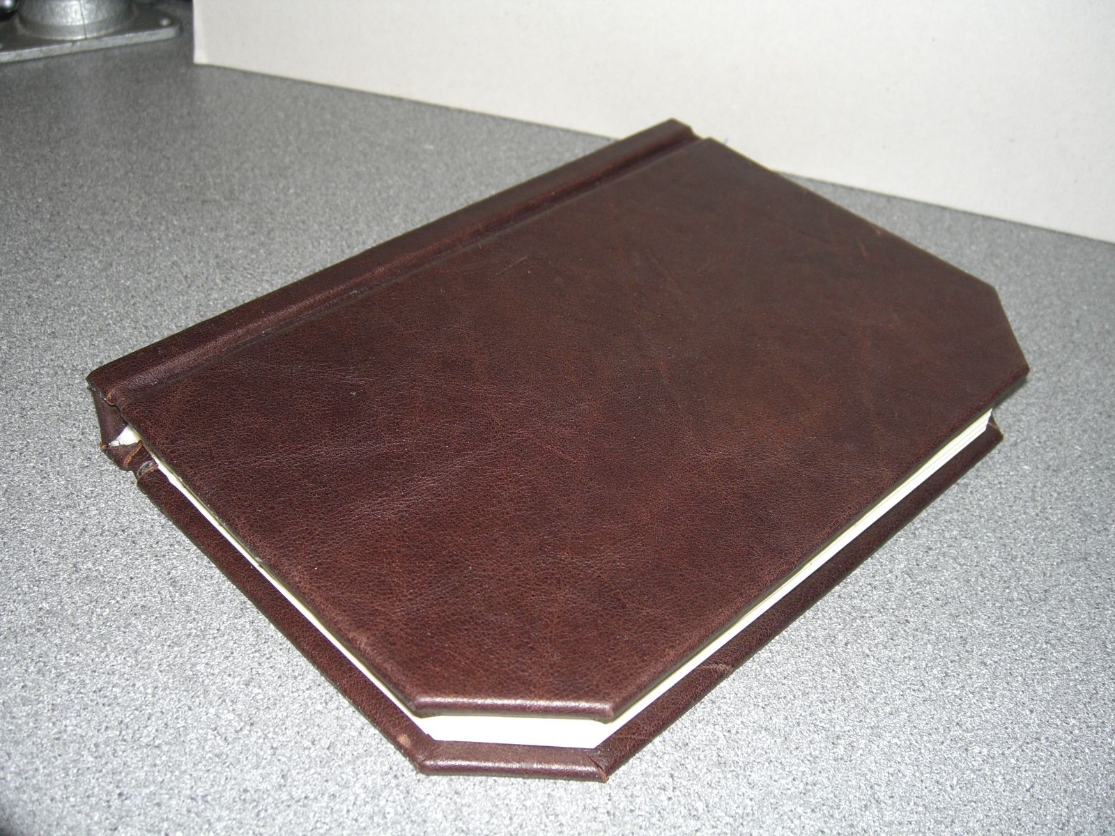 Simple Leather Book Binding Using Power Tools! BSG Edition. : 10 Steps ...