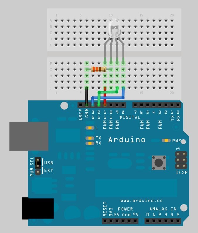 Arduino Examples 1 Make An Rgb Led Randomly Flash Different Colors 5 Steps Instructables 3072
