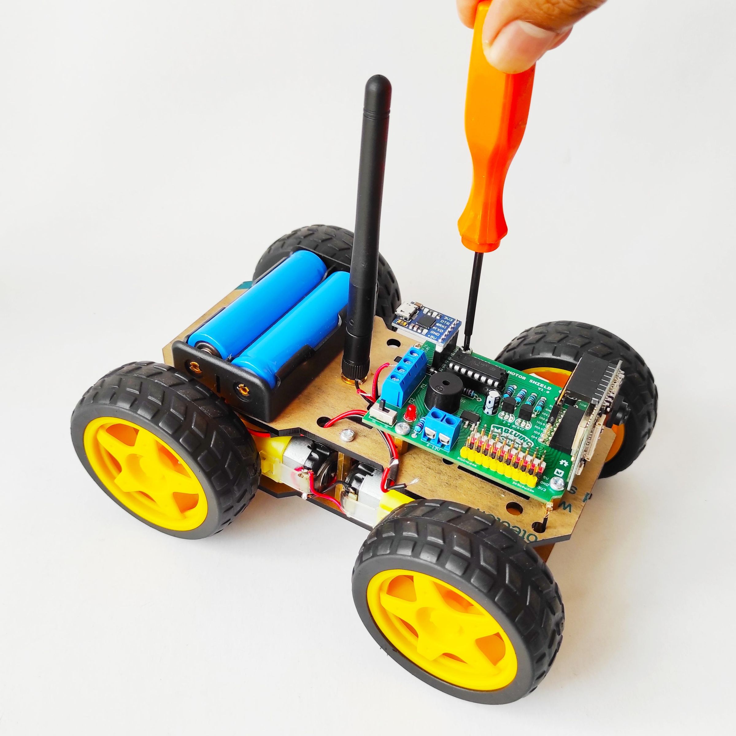 DIY ESP32 Camera Motor Shield - Wifi Camera Robot Car : 13 Steps (with ...