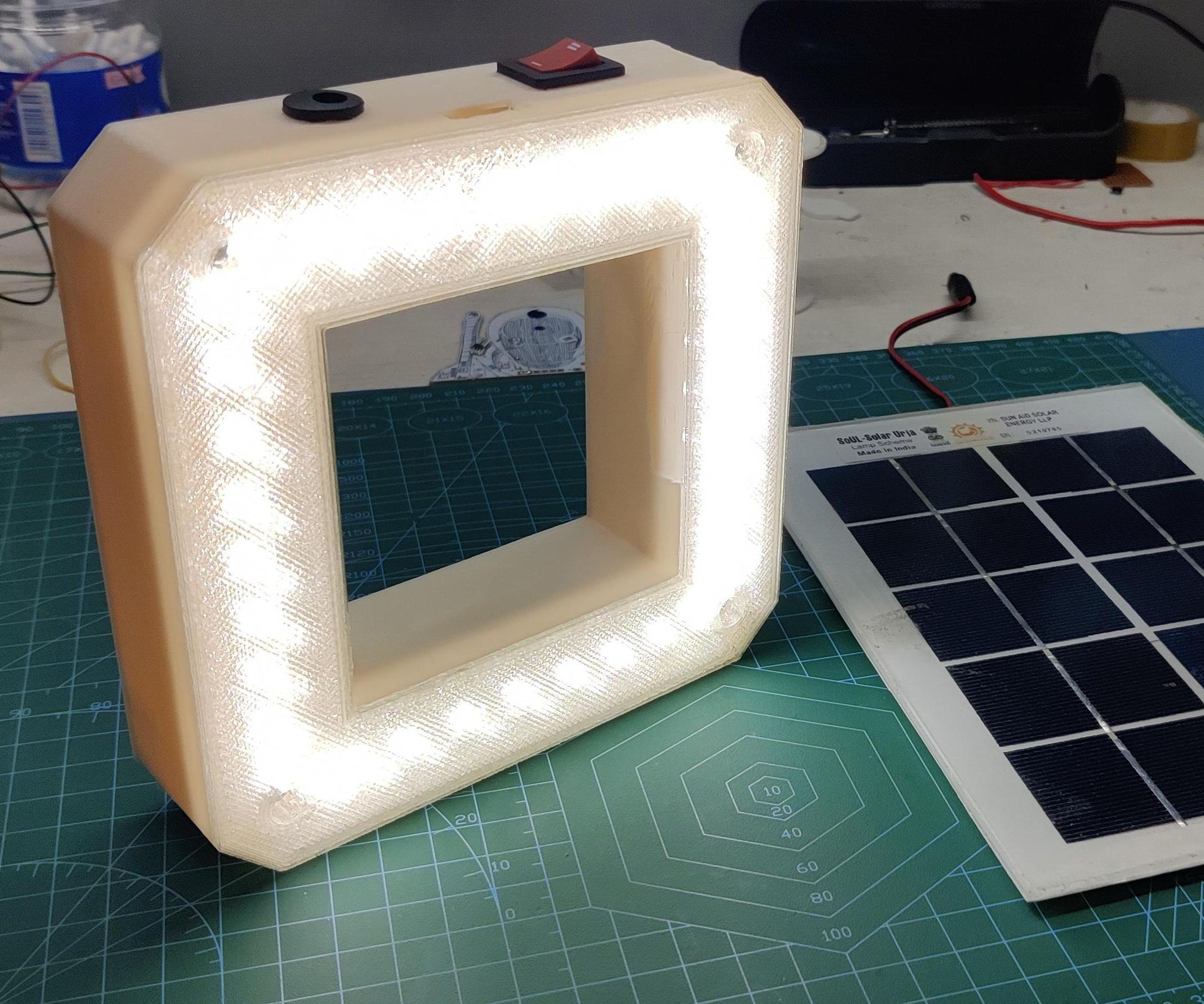 Solar Powered Square Light : 17 Steps (with Pictures) - Instructables