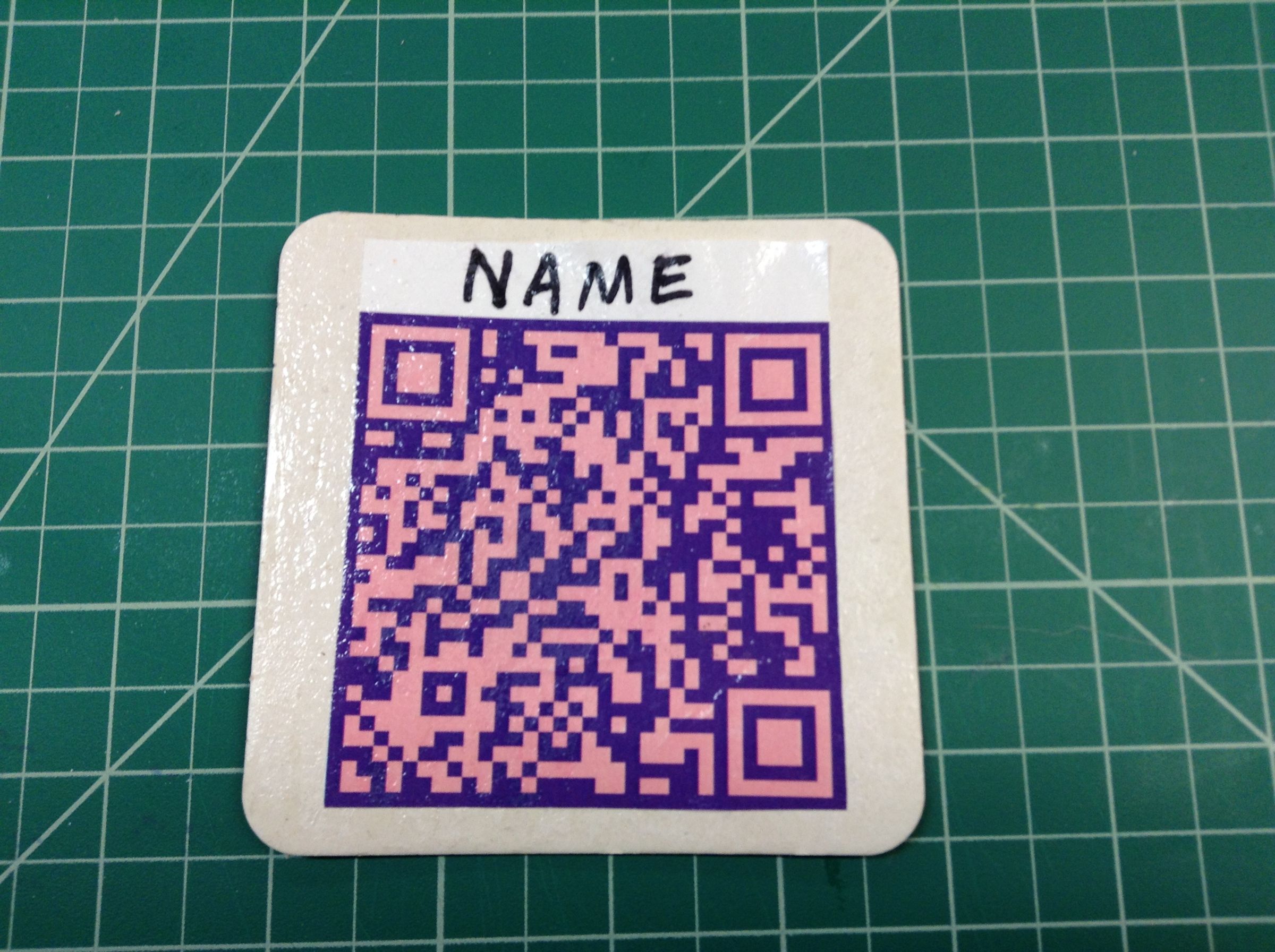 Coaster QR Code [no 3D Printer] : 14 Steps - Instructables