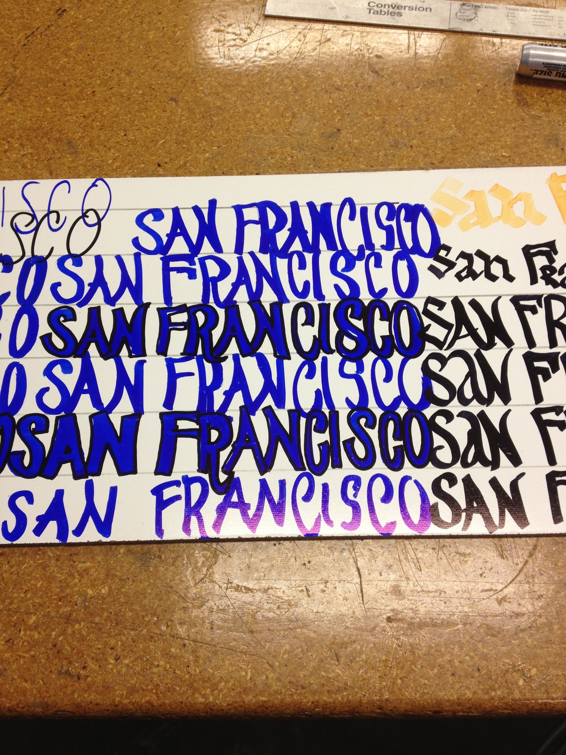 Making a Handwritten Sign Practice Board : 6 Steps - Instructables