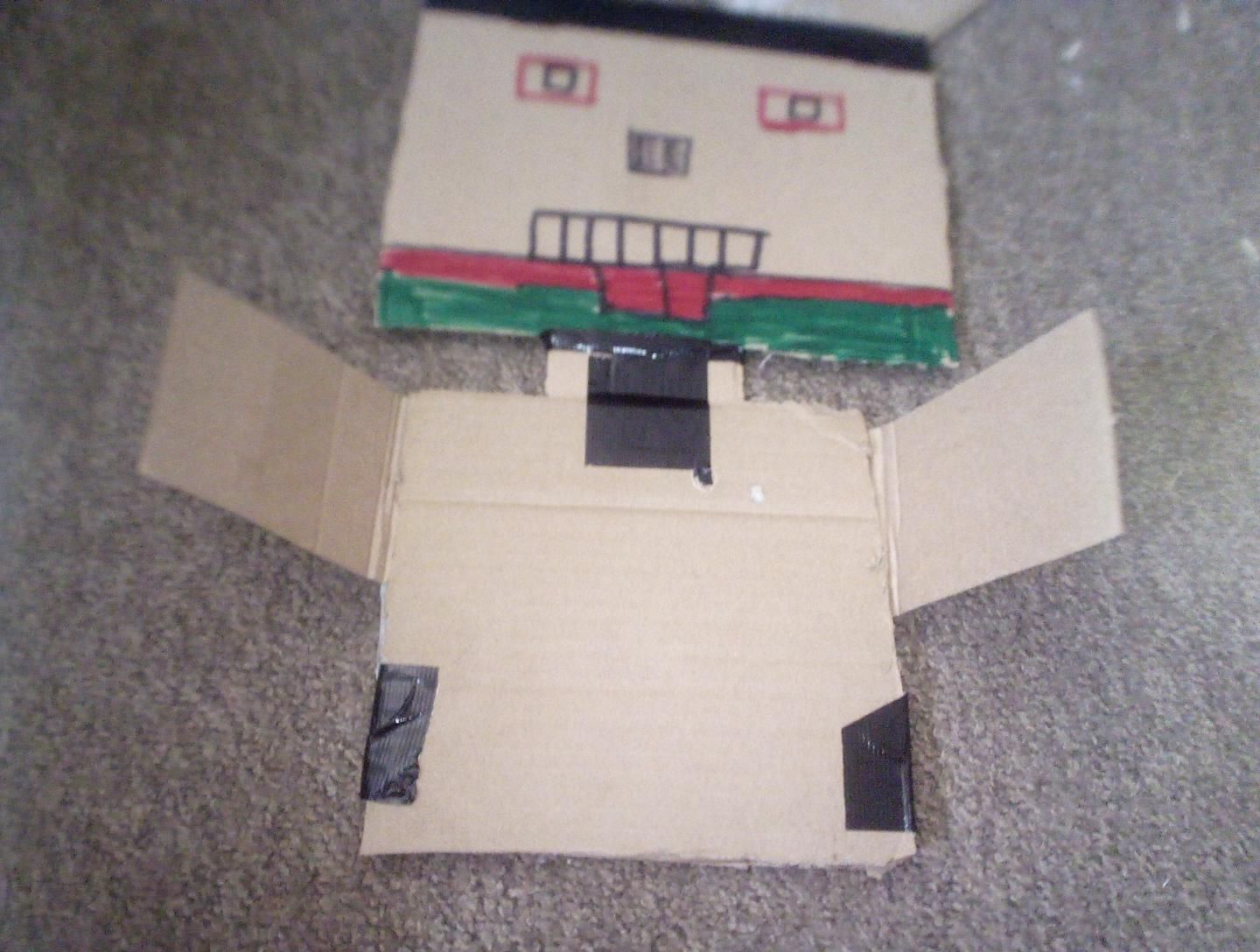 Robot Out of Cardboard : 4 Steps - Instructables