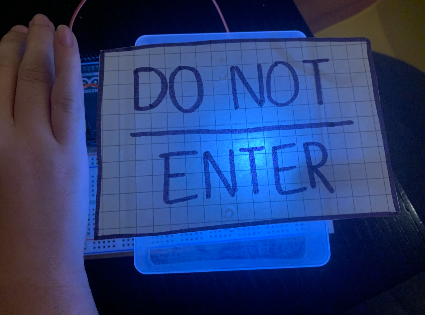 DO NOT ENTER: Arduino Leonardo LED Photo-resistance Reminder Light : 5 ...