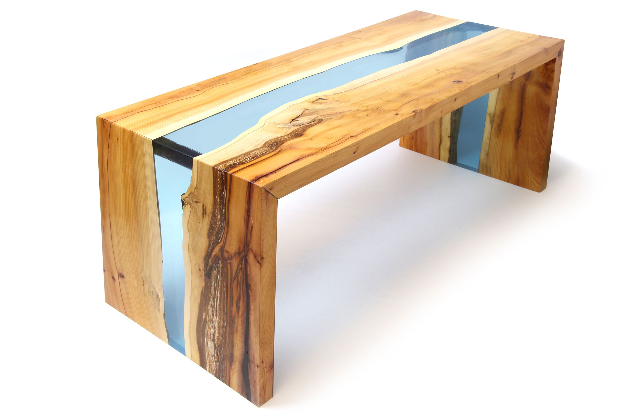 DIY Resin River Table Using Clear Epoxy Casting Resin and Wood : 12 ...