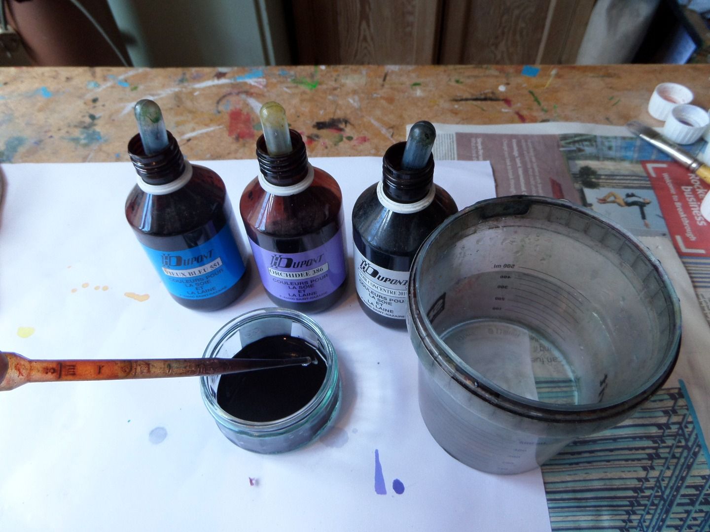 Rainbow Batik Silk Scarf Using a Teazle! : 11 Steps (with Pictures ...