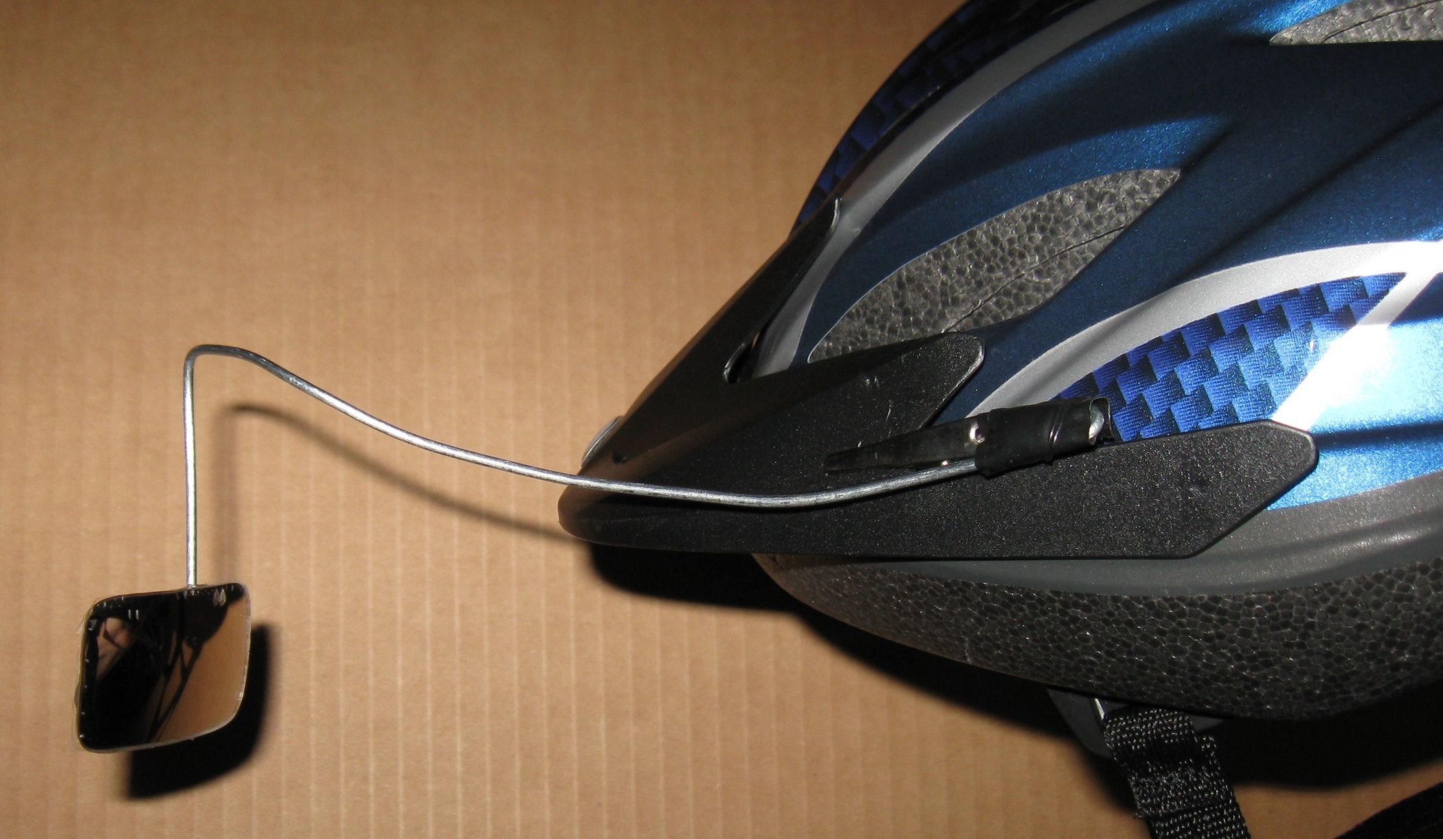 Helmet Mounted Rear View Mirror : 7 Steps - Instructables