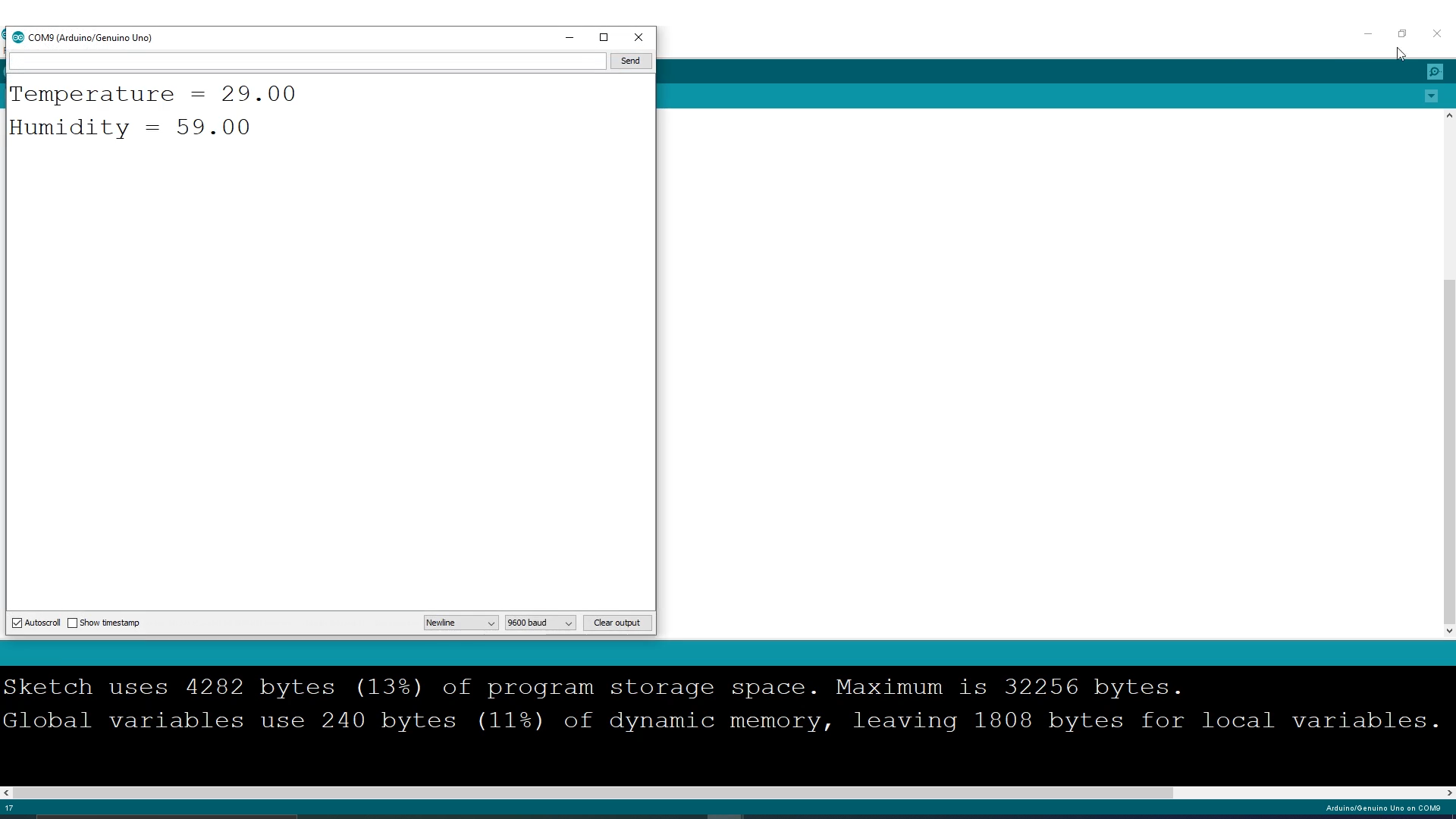 DHT11 Temperature & Humidity Sensor With Arduino : 5 Steps - Instructables