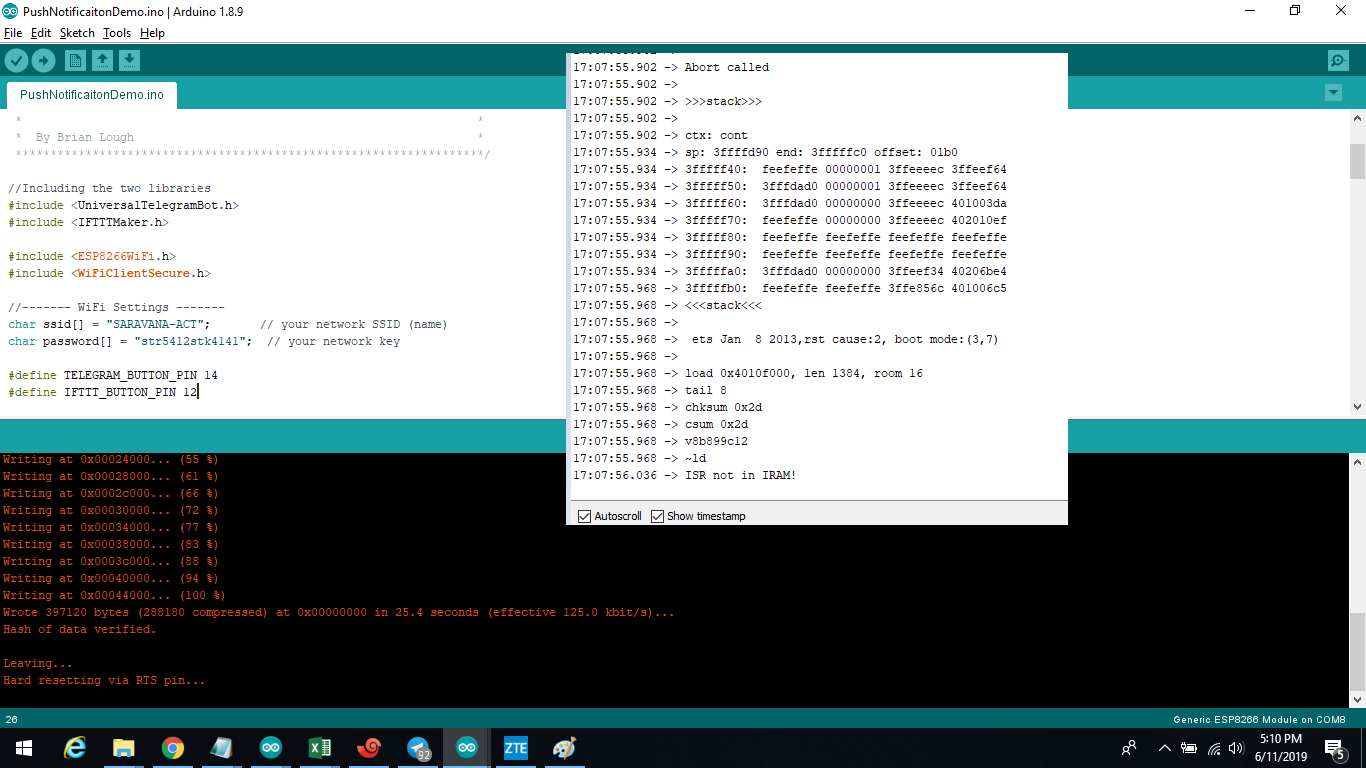 Send Notifications to Your Phone From an ESP8266 : 3 Steps (with ...