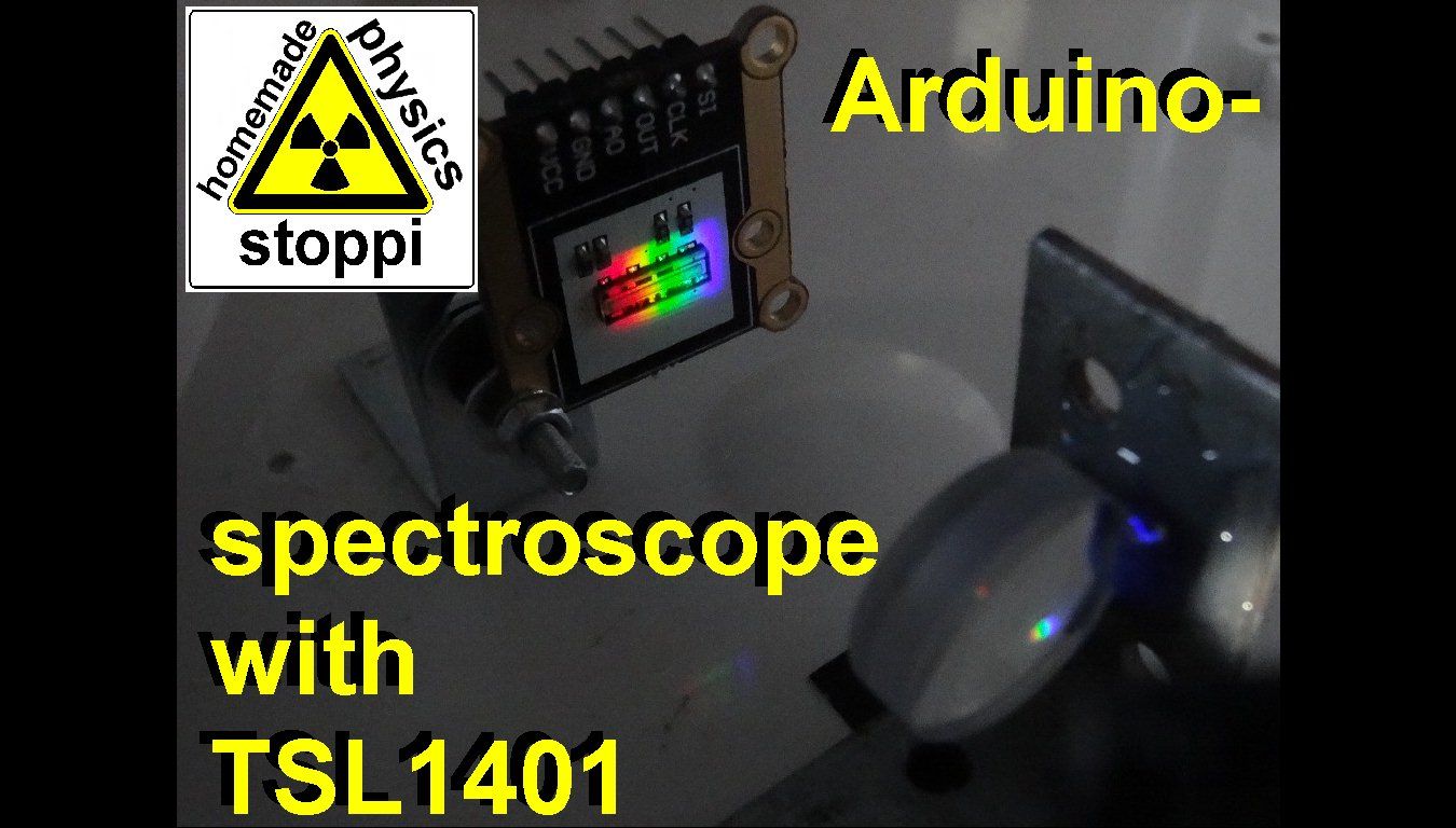 Arduino Spectroscope With TSL1401 and Display : 4 Steps - Instructables