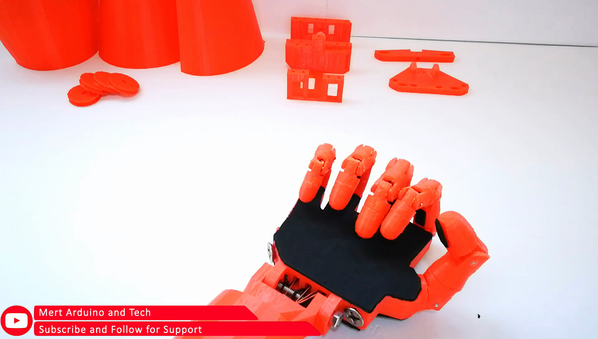 Robotic Hand With Wireless Glove Controlled | NRF24L01+ | Arduino : 7 ...
