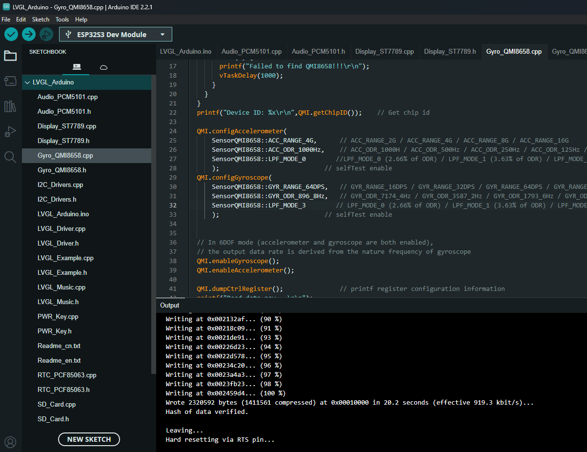 Quick Start Guide for ESP32-S3 2.8inch Capacitive Touch Display ...