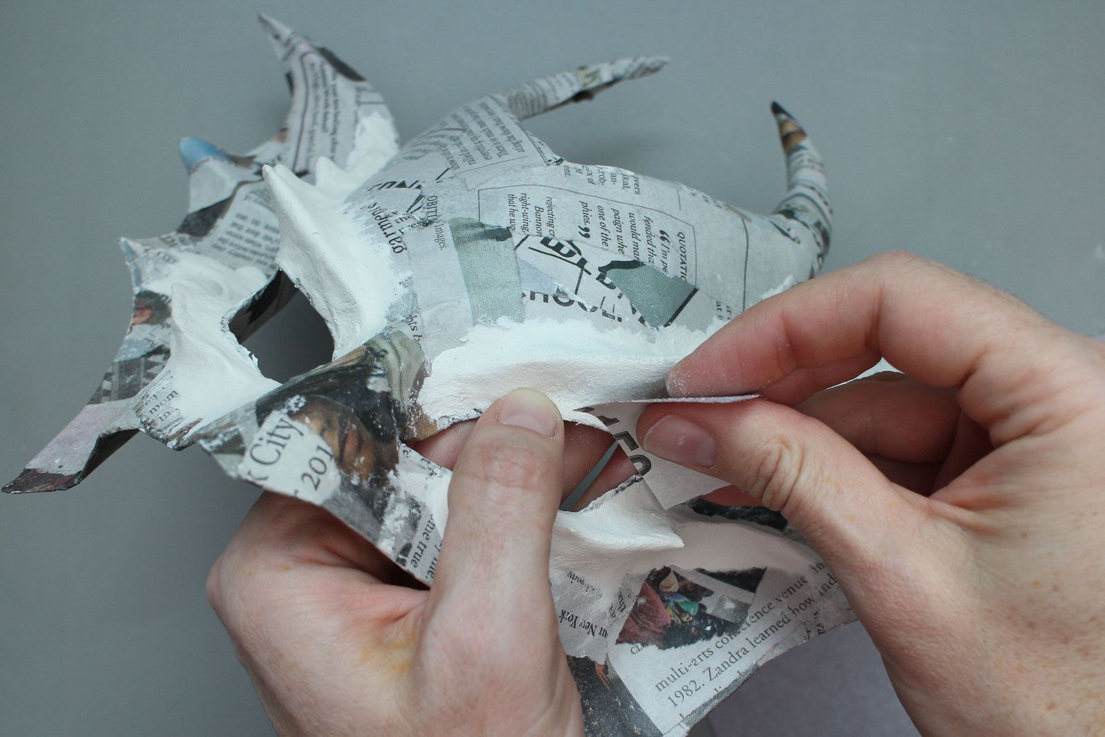 Easy Paper Mache Mask : 9 Steps (with Pictures) - Instructables