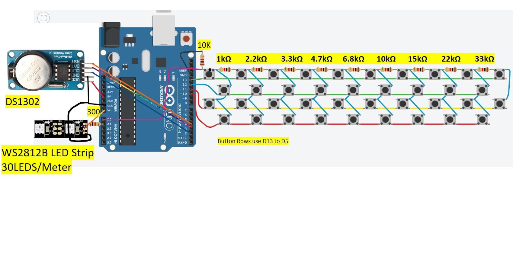 INTERACTIVE LED WALL & CLOCK! : 8 Steps (with Pictures) - Instructables