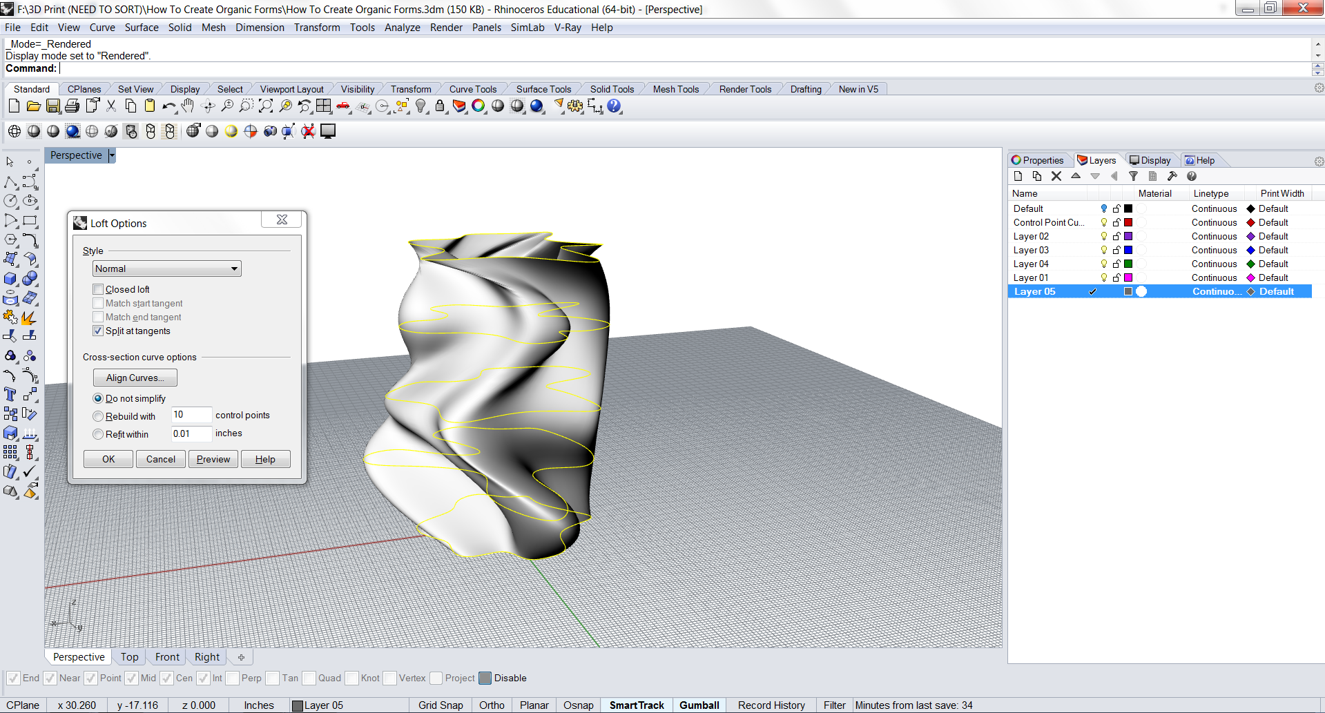 How to Create 3D Printed Organic Forms and Vases : 23 Steps (with ...