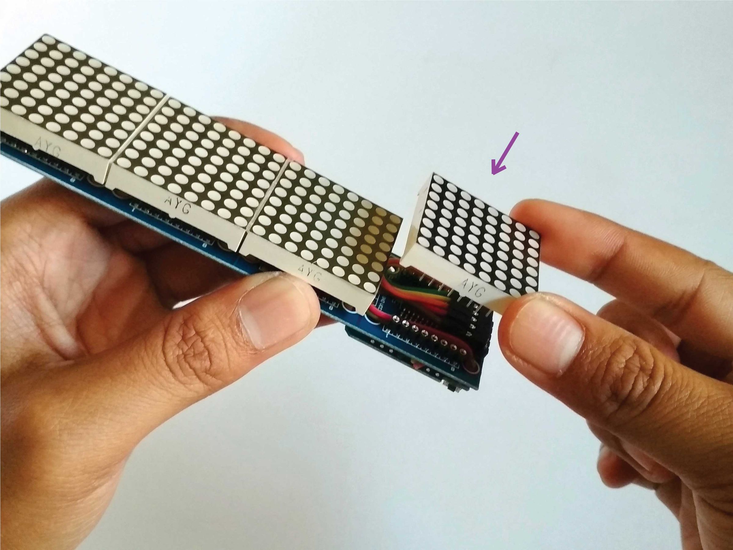 IoT Smart Clock Dot Matrix Use Wemos ESP8266 - ESP Matrix : 12 Steps ...