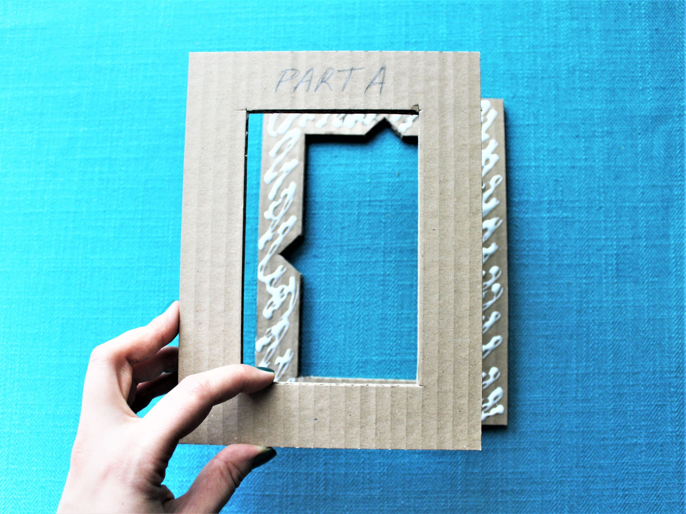 DIY PICTURE FRAME From Cardboard and Decorative Materials : 14 Steps ...