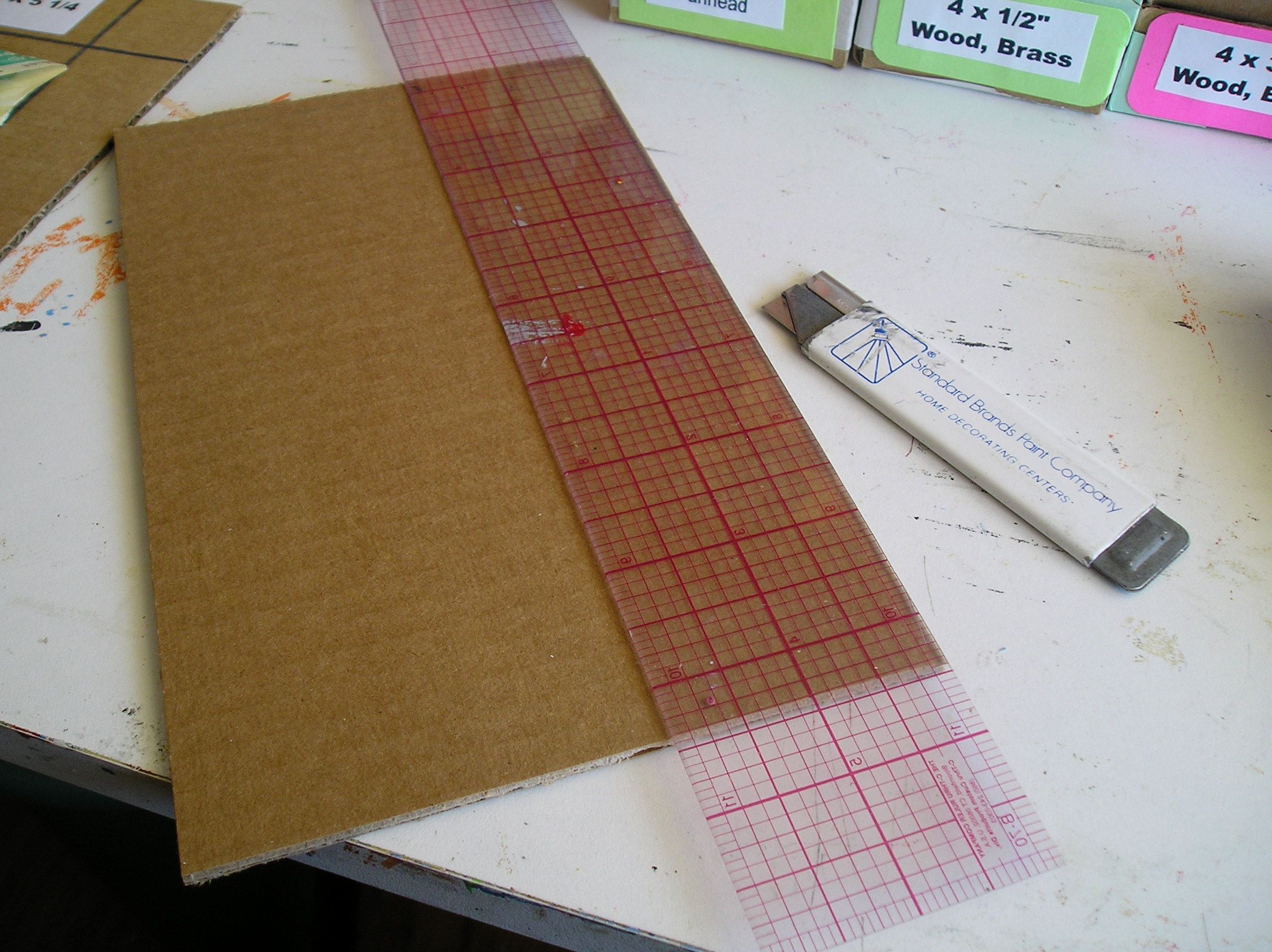 Make Cheap, Easy Cardboard Small Parts Storage Organizers : 5 Steps ...