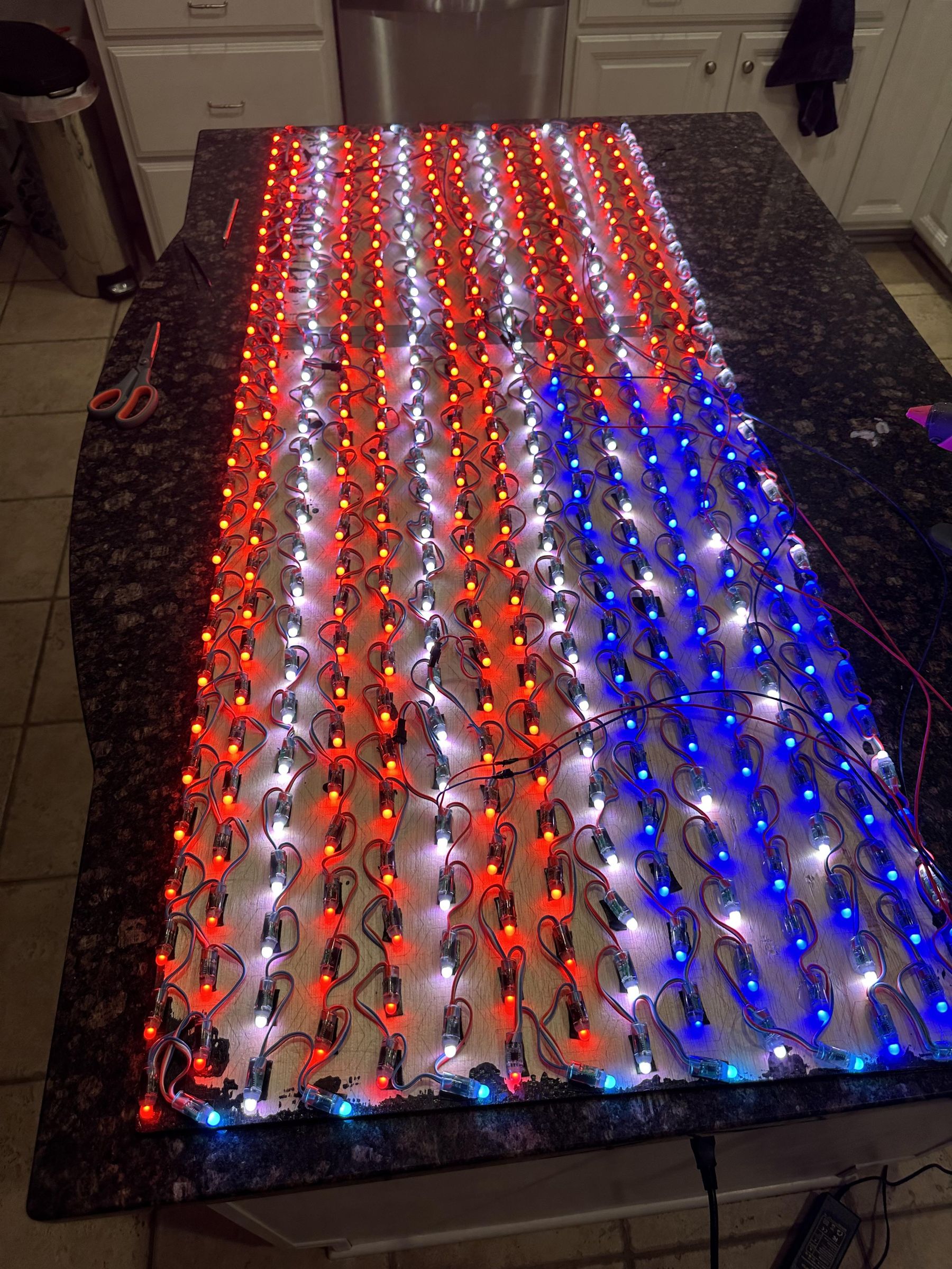 LED Desk Surface Matrix (No Coding) : 9 Steps (with Pictures ...