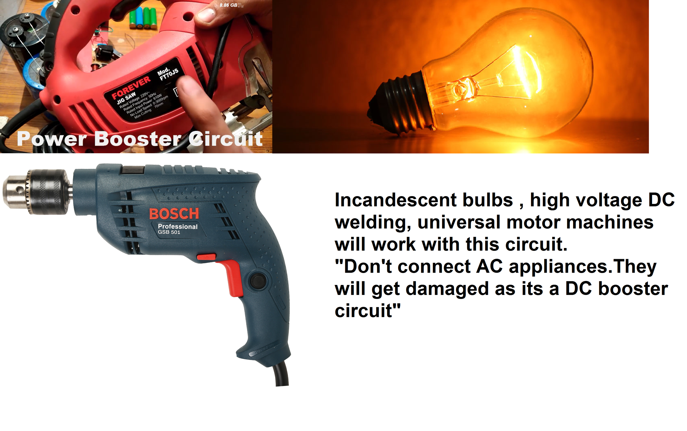Power Booster Circuit 48W to ~600W : 6 Steps - Instructables
