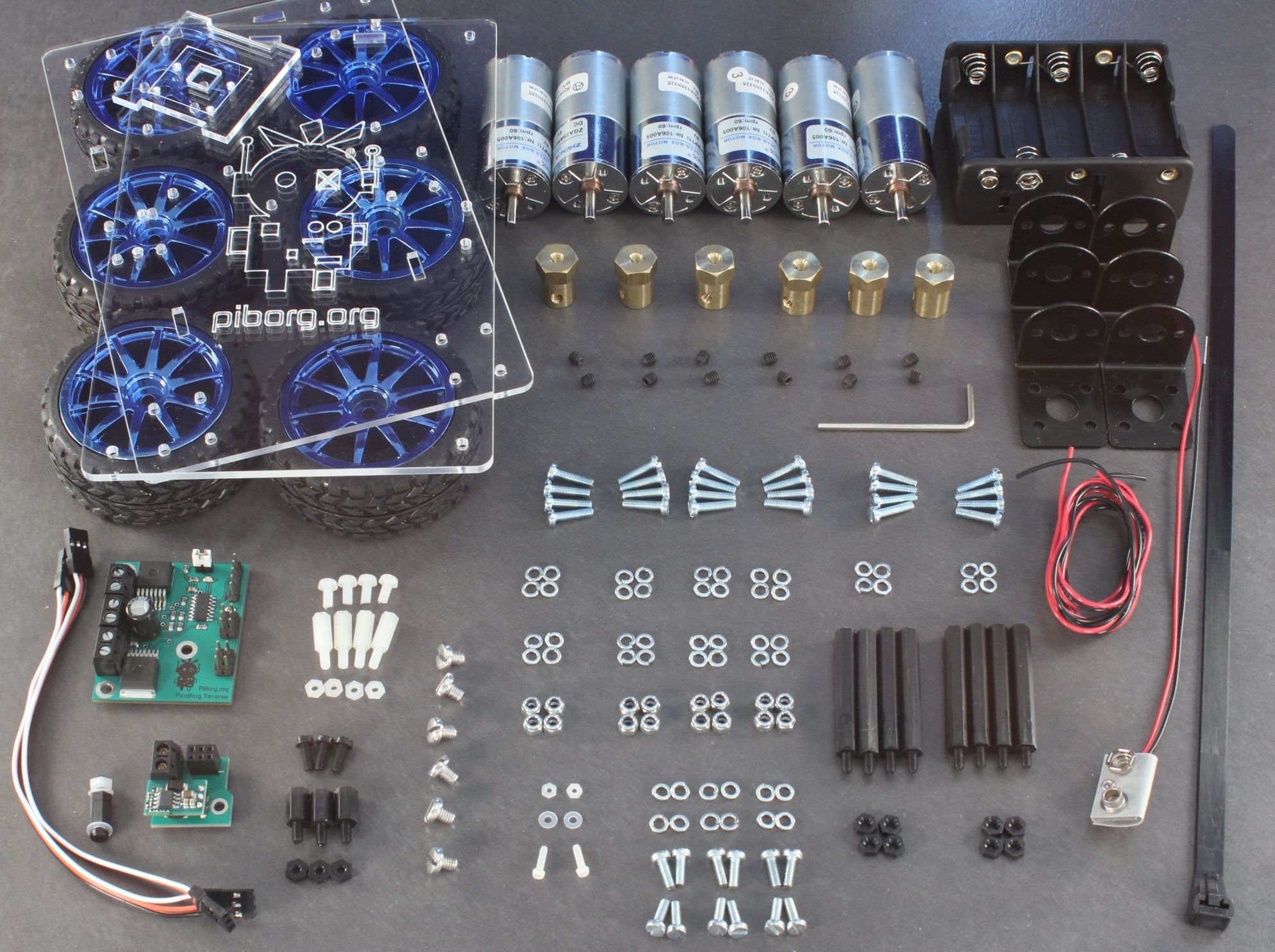 DiddyBorg: the Mini 6 Wheeled Raspberry Pi Robot! : 31 Steps (with ...